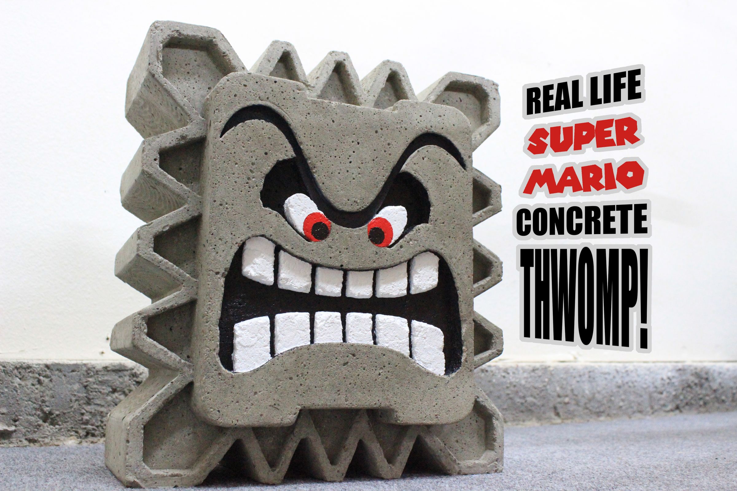 Real Life Super Mario Concrete Thwomp! : 11 Steps (with Pictures ...