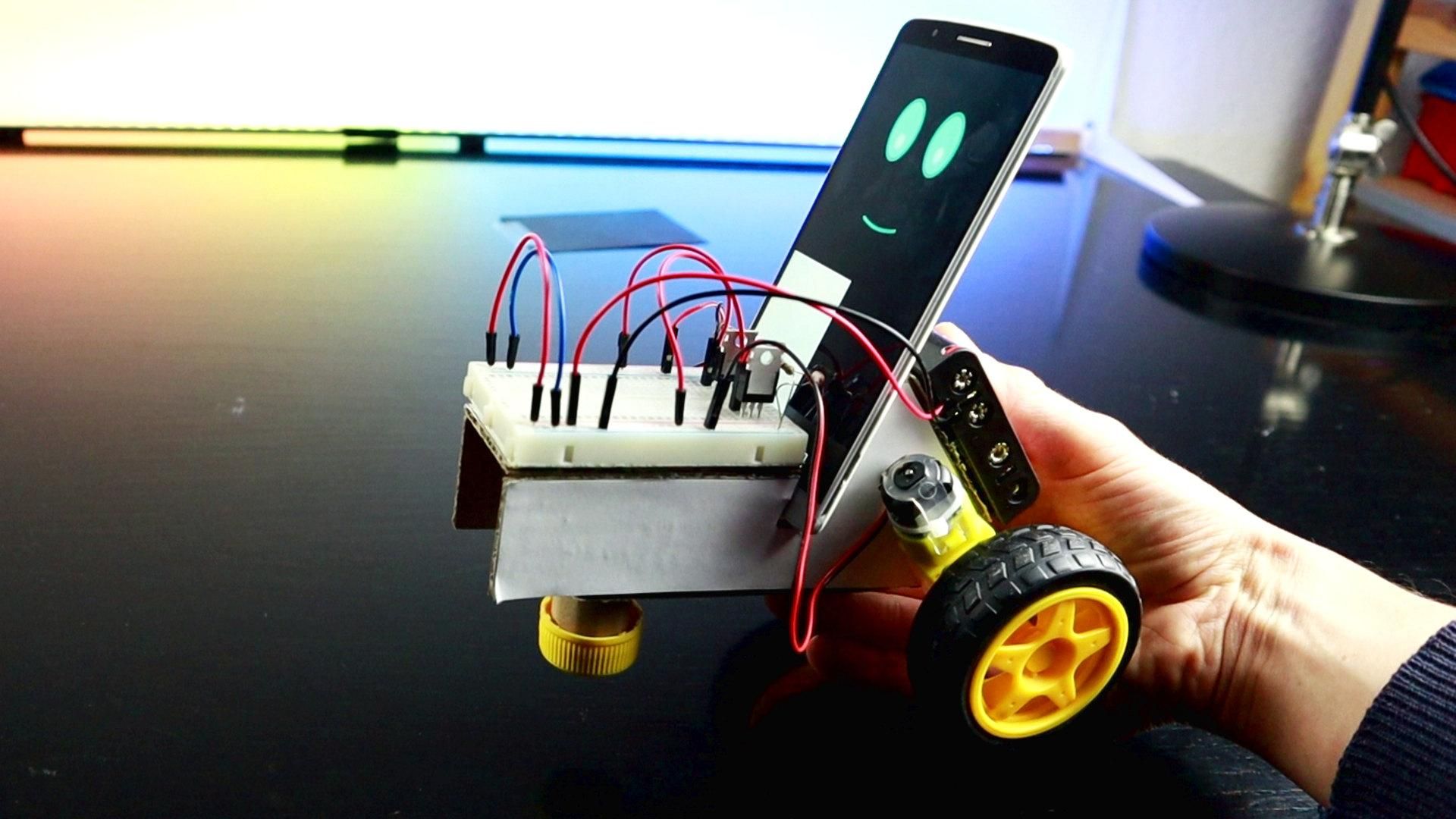 DIY Robotics Plattform Using a Smartphone and Paper Circuits : 11 Steps ...