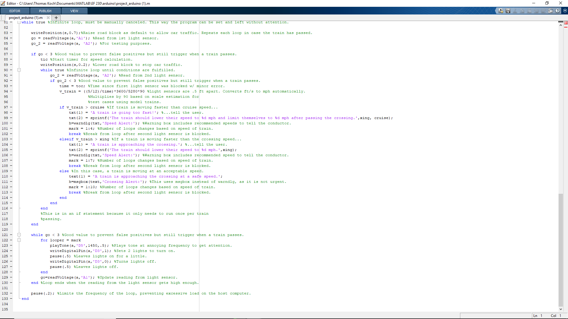 Train Crossing Monitor System : 5 Steps (with Pictures) - Instructables