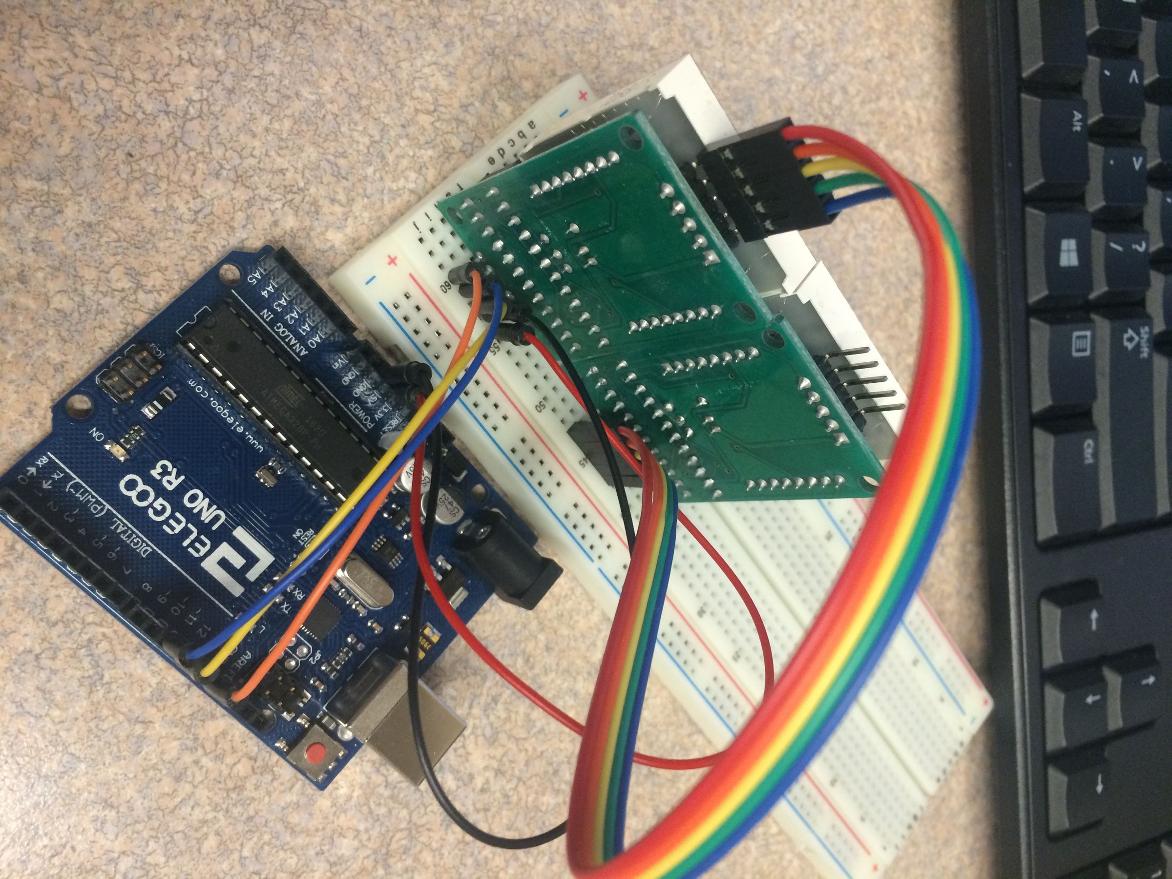 Scrolling Text on a 8x8 LED Matrix Using an Arduino UNO : 5 Steps (with ...