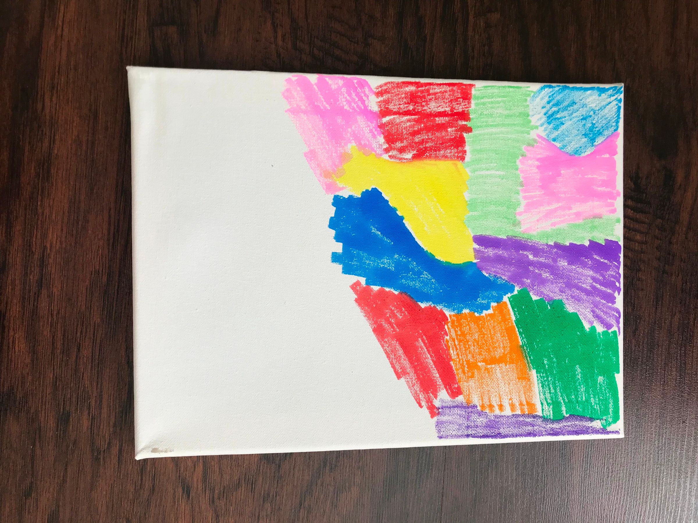 How to Make Marker and Rubbing Alcohol Art on a Canvas : 5 Steps ...
