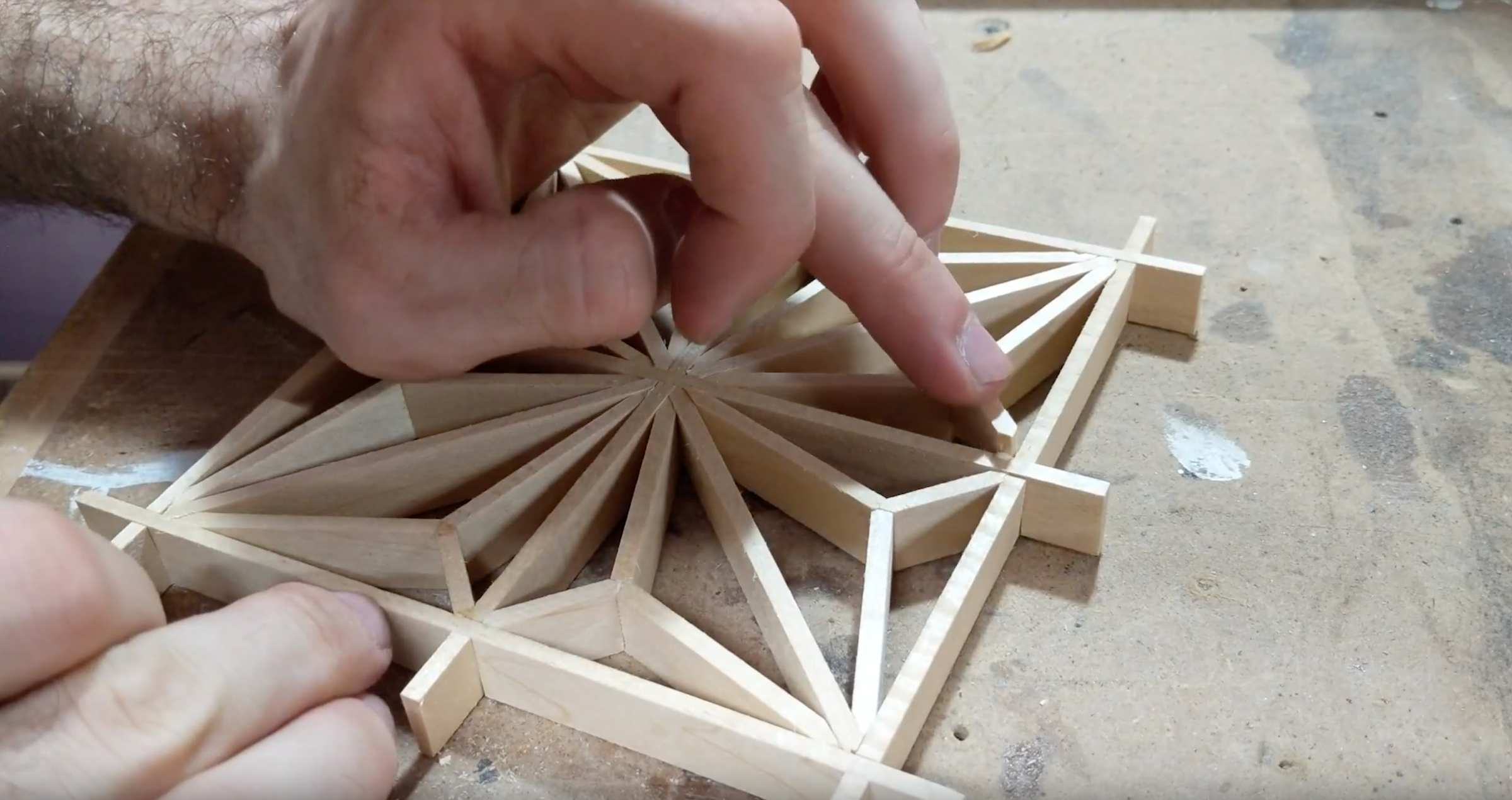 How to Make Asanoha Kumiko - Japanese Woodworking : 6 Steps (with ...