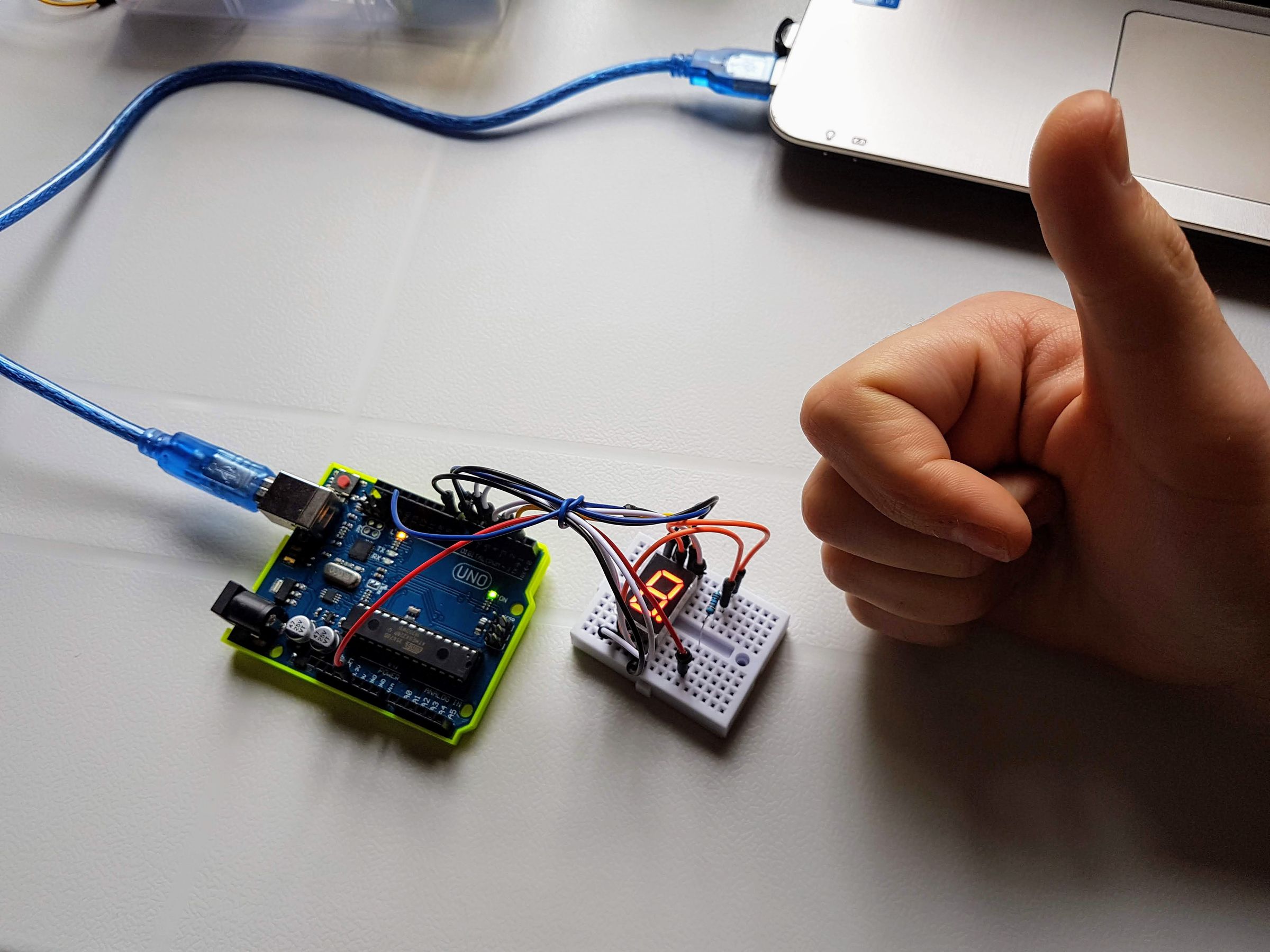 Arduino 7 Segment (5011BS, Common Anode or Cathode) Tutorial : 13 Steps ...
