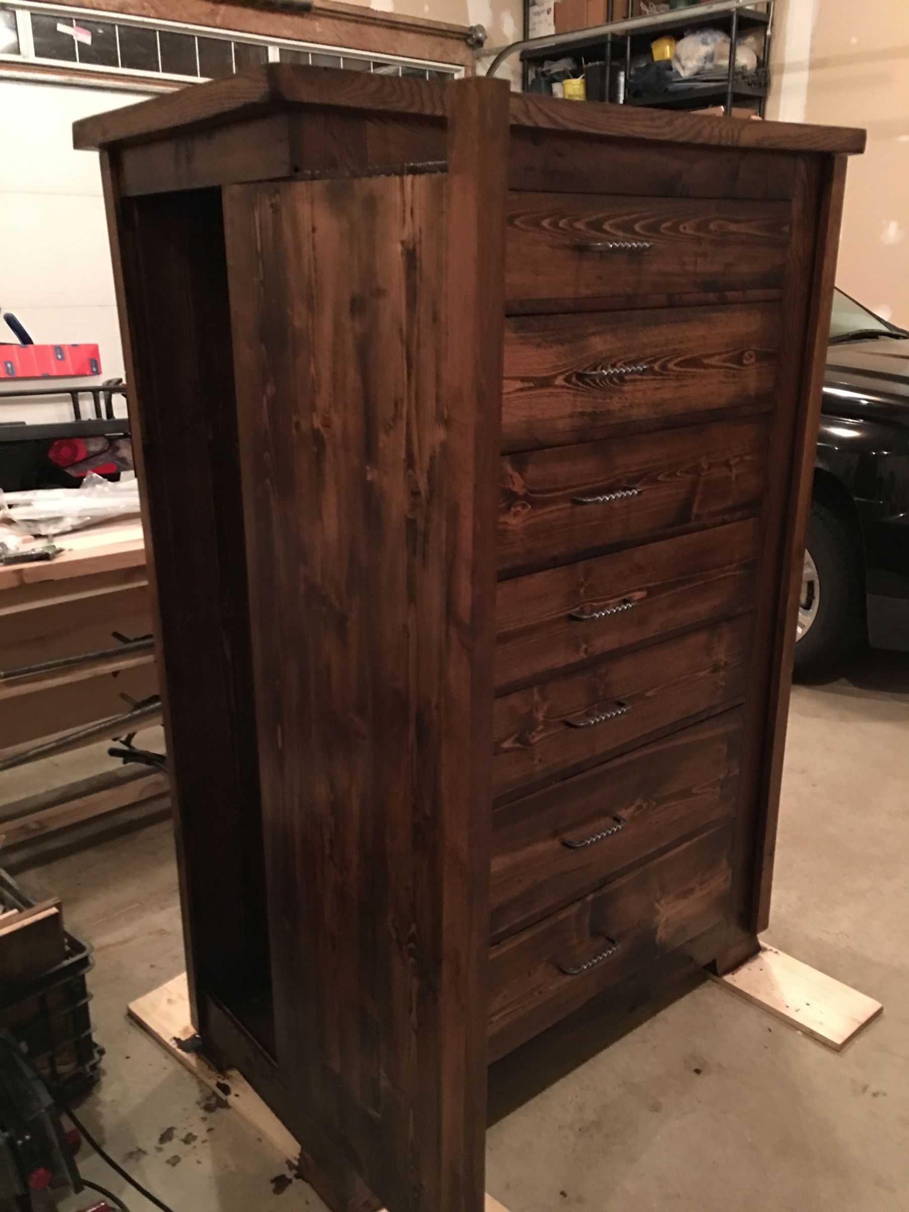 Chest of Drawers With Hidden, Lockable Gun Cabinet : 9 Steps ...