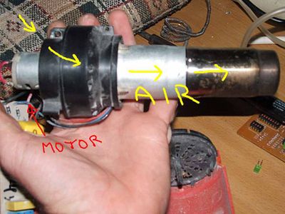 DIY Hot Air Soldering Iron Using 12-18volts DC at 2-3 Amps : 18 Steps ...