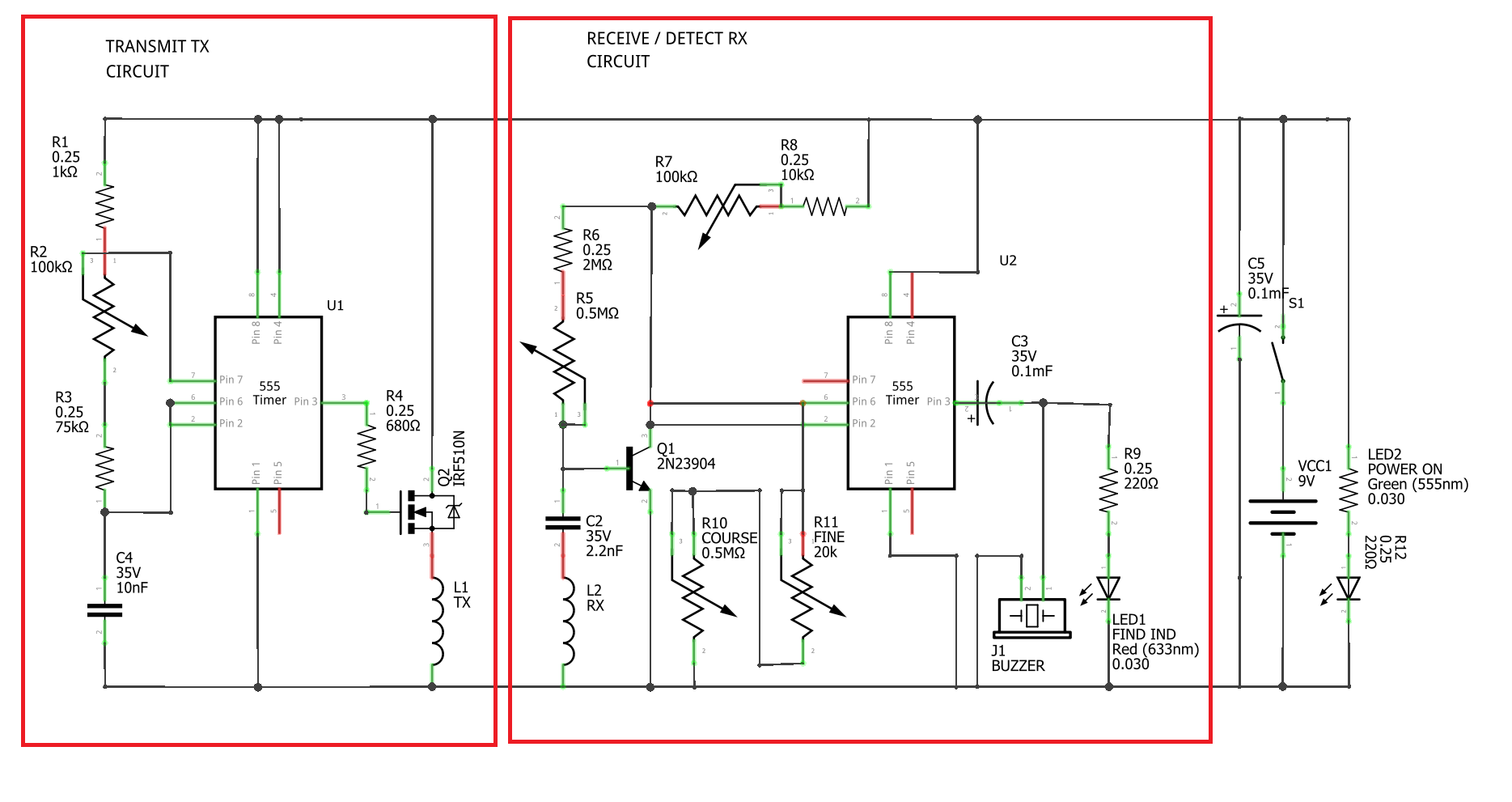Metal Detector - Variable Frequency Using 555 : 6 Steps (with Pictures ...