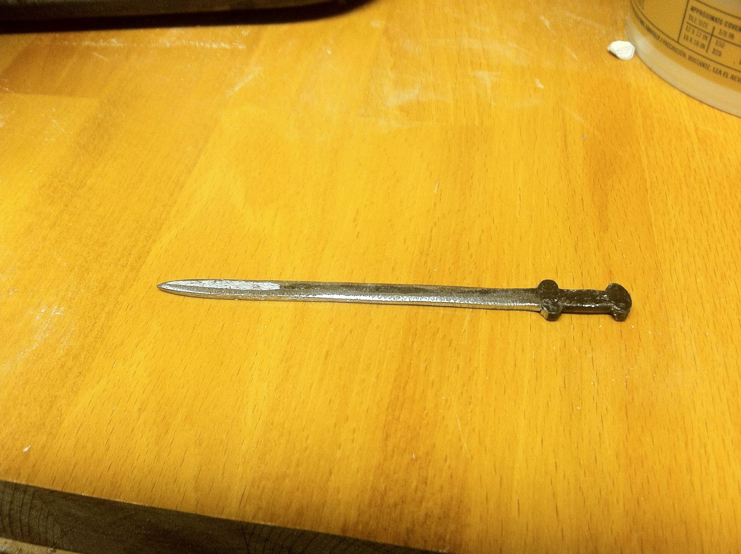 Mini Sword Made From Nail : 6 Steps (with Pictures) - Instructables
