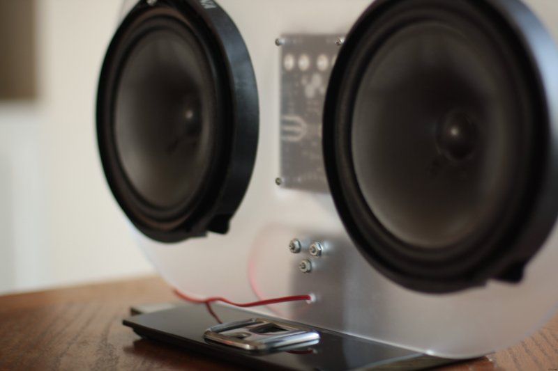 Acrylic Boombox : 4 Steps (with Pictures) - Instructables
