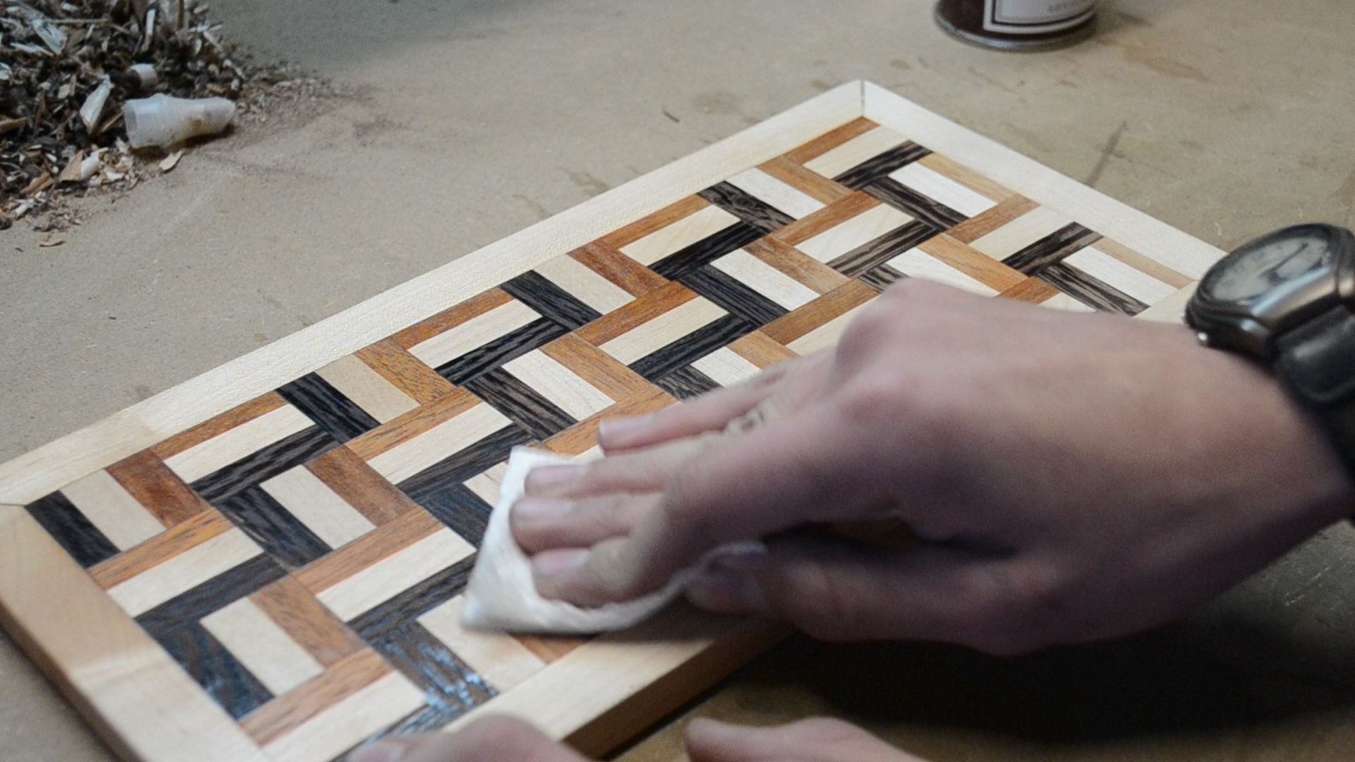 Handcrafted 100-piece Segmented Cutting Board! : 13 Steps (with ...