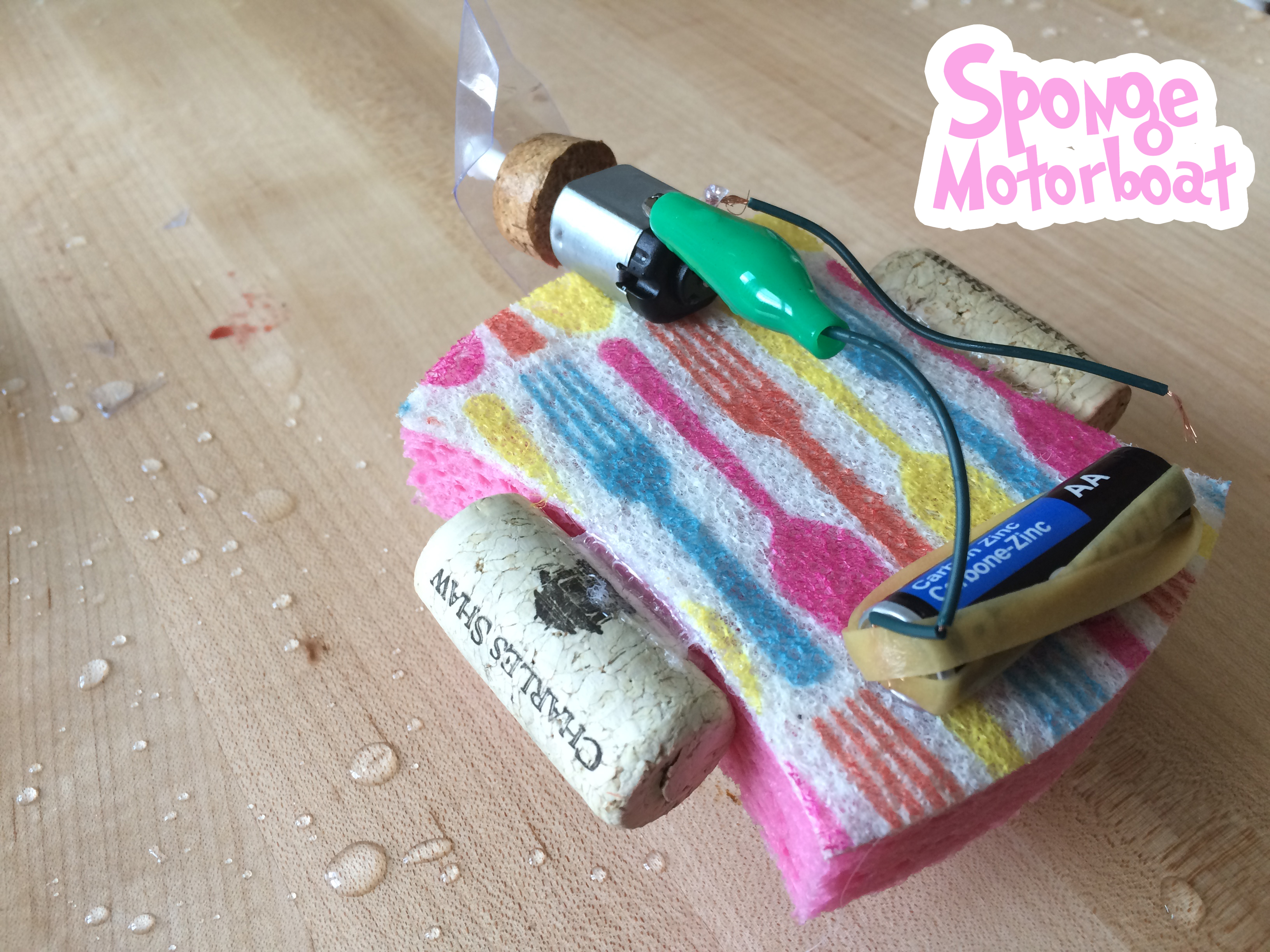 Sponge Motorboat : 6 Steps (with Pictures) - Instructables