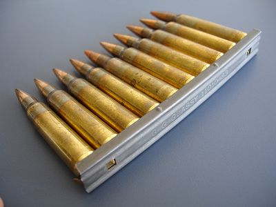 How to Load an AR15/M16 Magazine Using Stripper Clips : 4 Steps ...