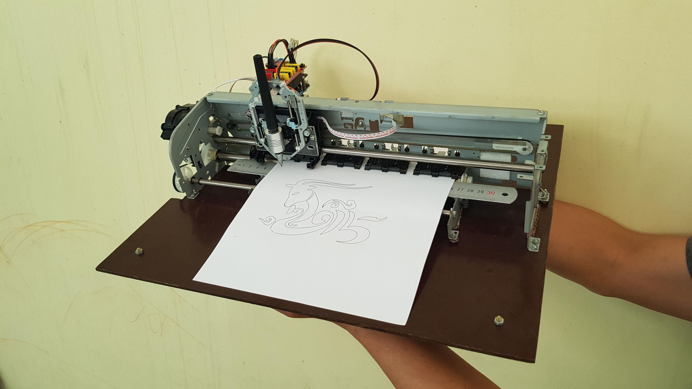 3 AXIS CNC PLOTTER FROM DC MOTORS AND OPTICAL ENCODERS : 15 Steps (with ...