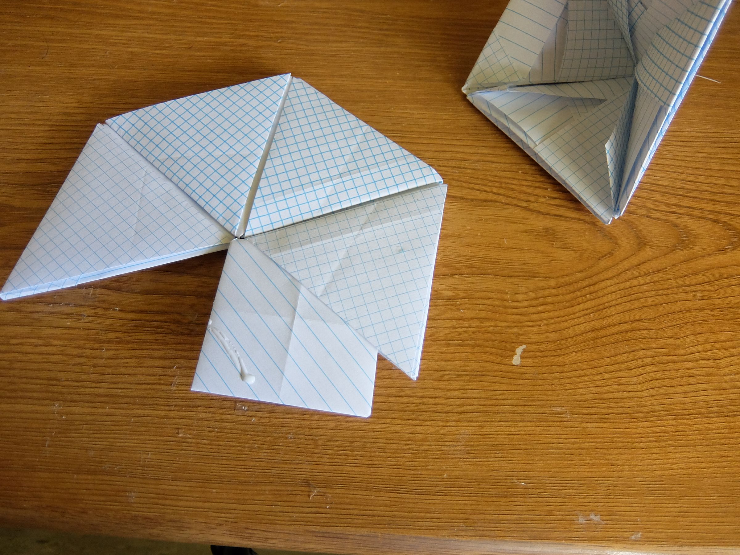 Octahedron Model DYI Using Graphing Papers : 6 Steps (with Pictures ...