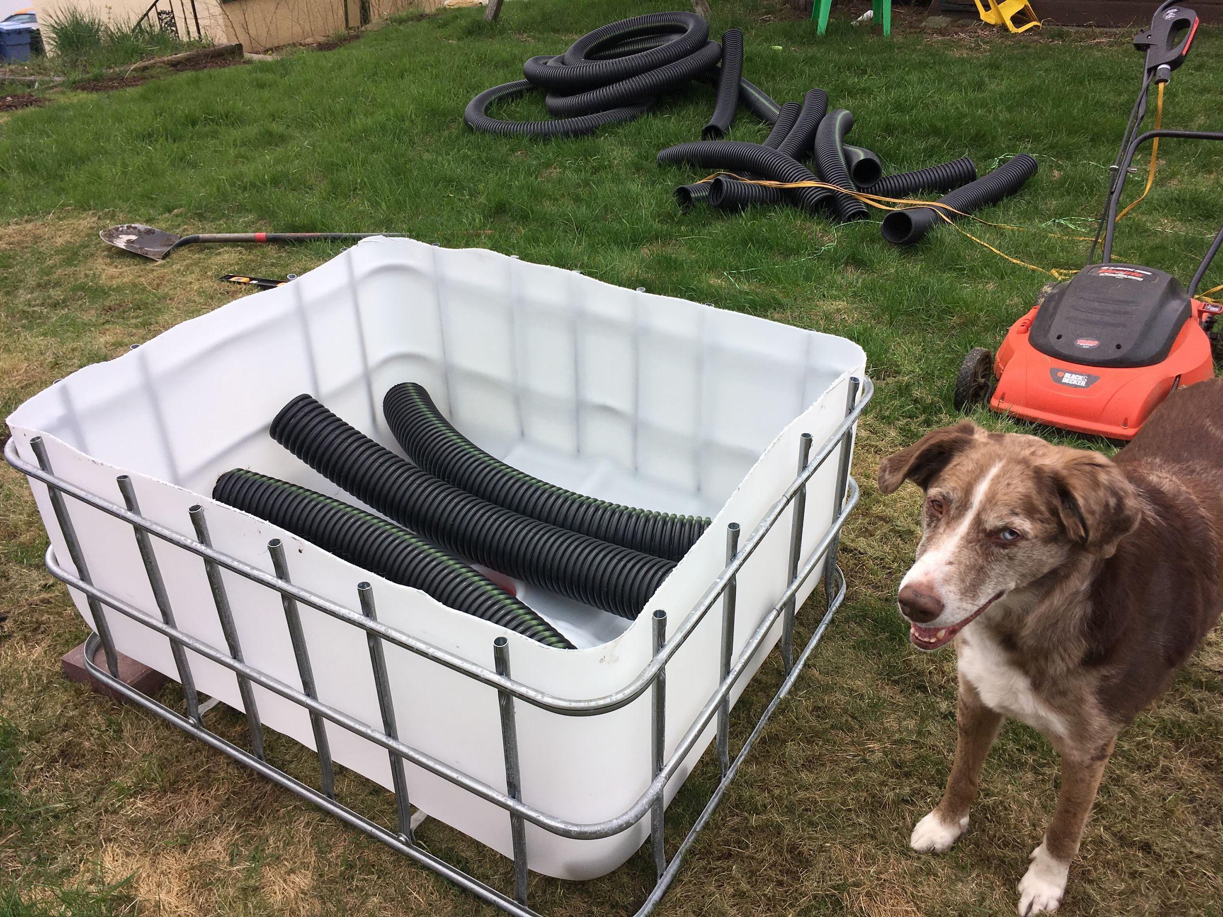 Sub-Irrigated Planter From Reclaimed IBC Water Tank : 9 Steps (with ...
