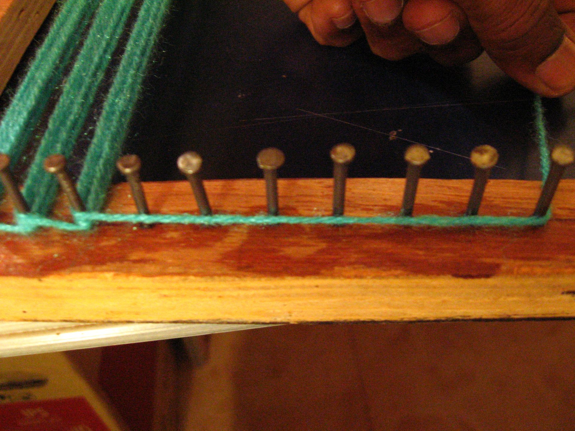 How to Weave a Small Table Mat With Home Made Loom : 13 Steps (with ...
