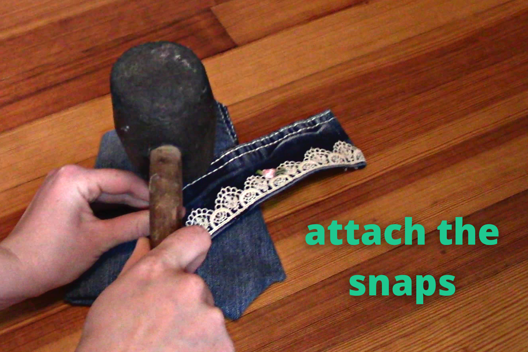 DIY Arm Cuff From an Old Pair of Jeans : 4 Steps (with Pictures ...