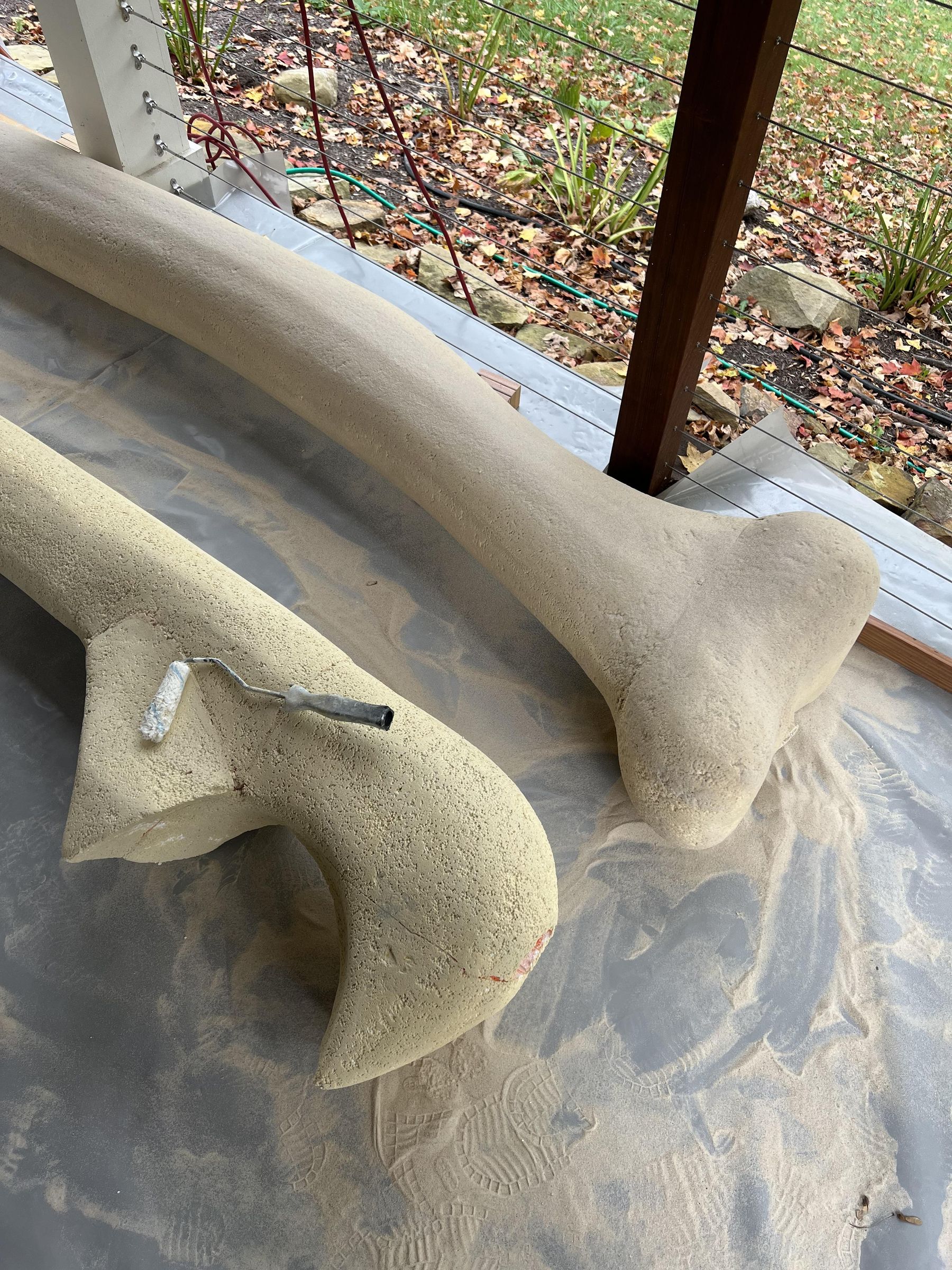 Over Sized Skeleton Breaking Out of My Home : 11 Steps (with Pictures ...