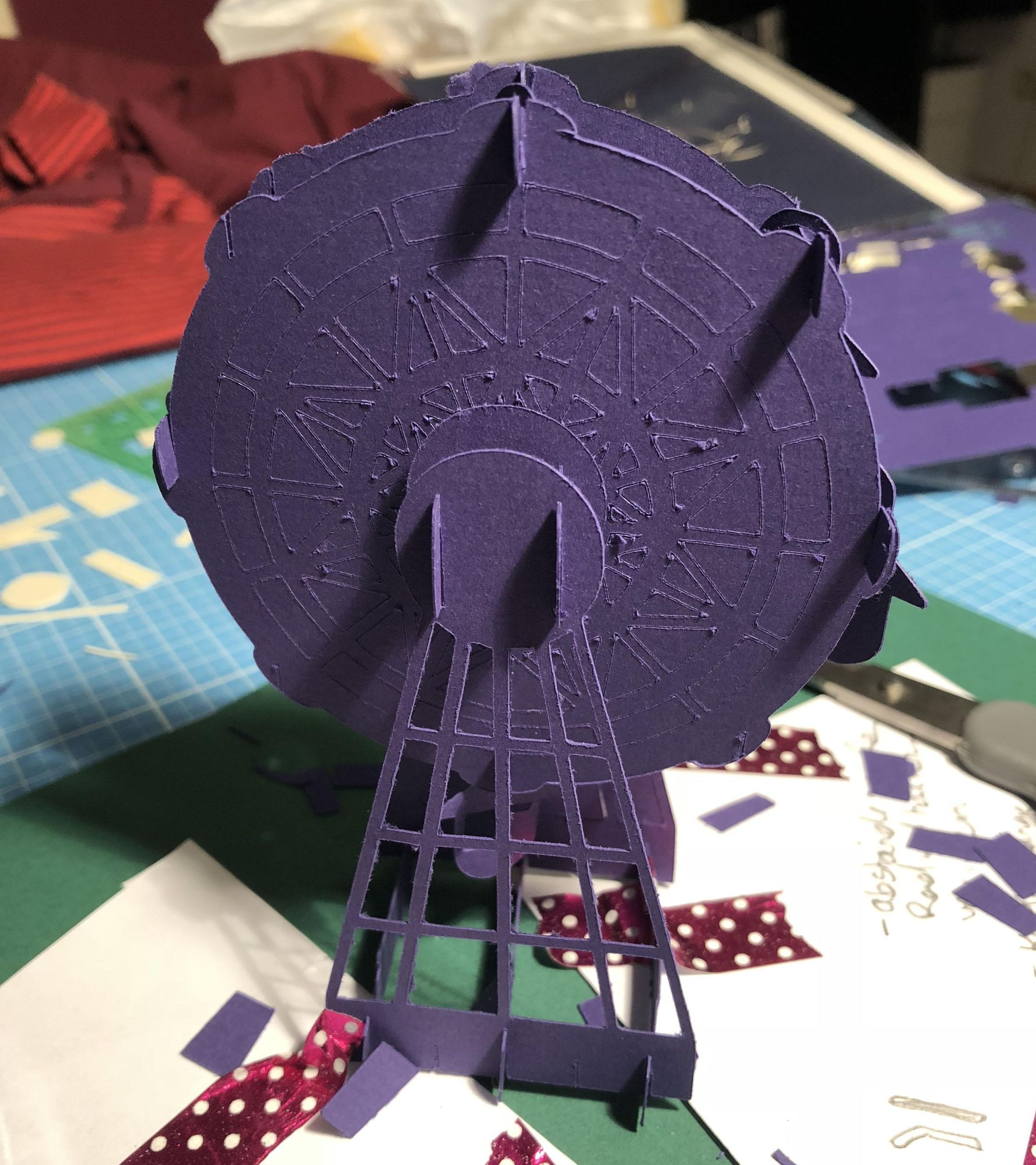 Rotatable Ferris Wheel Pop-Up Card : 9 Steps (with Pictures ...