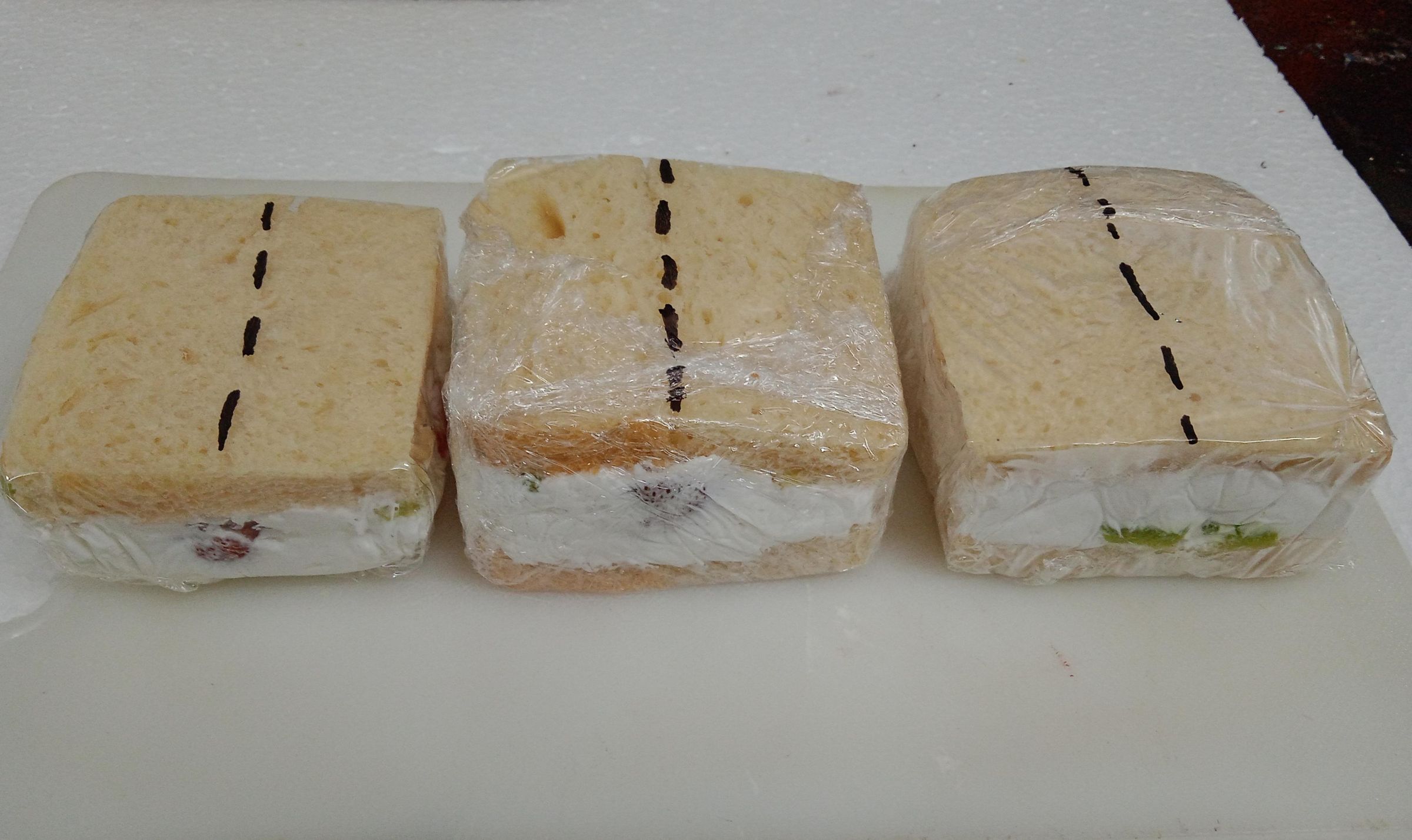 Japanese Fruit Sando Using Homemade Shokupan Bread : 22 Steps (with ...