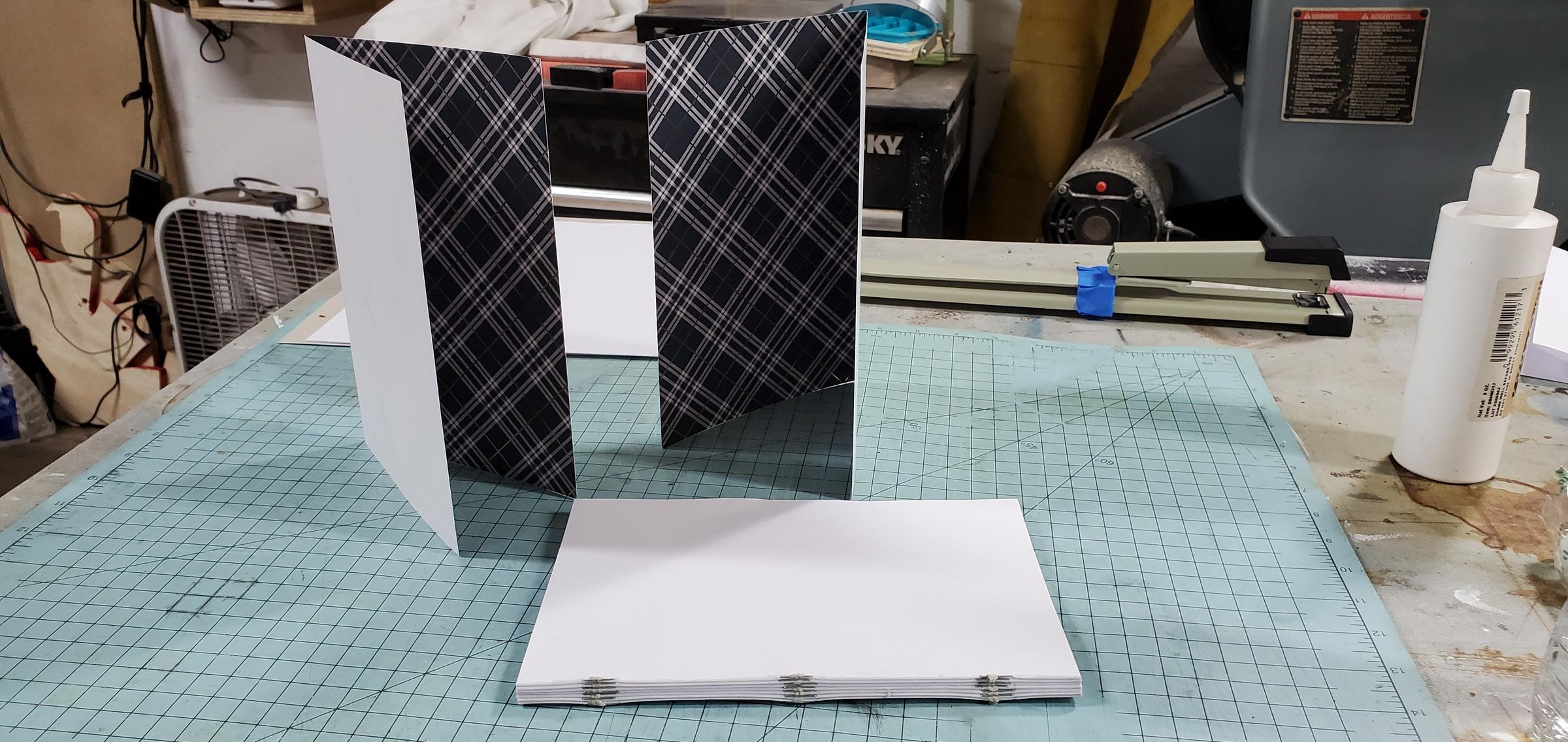 No Sew Book Binding - Easier Way to Make a Sketch Book? : 21 Steps ...