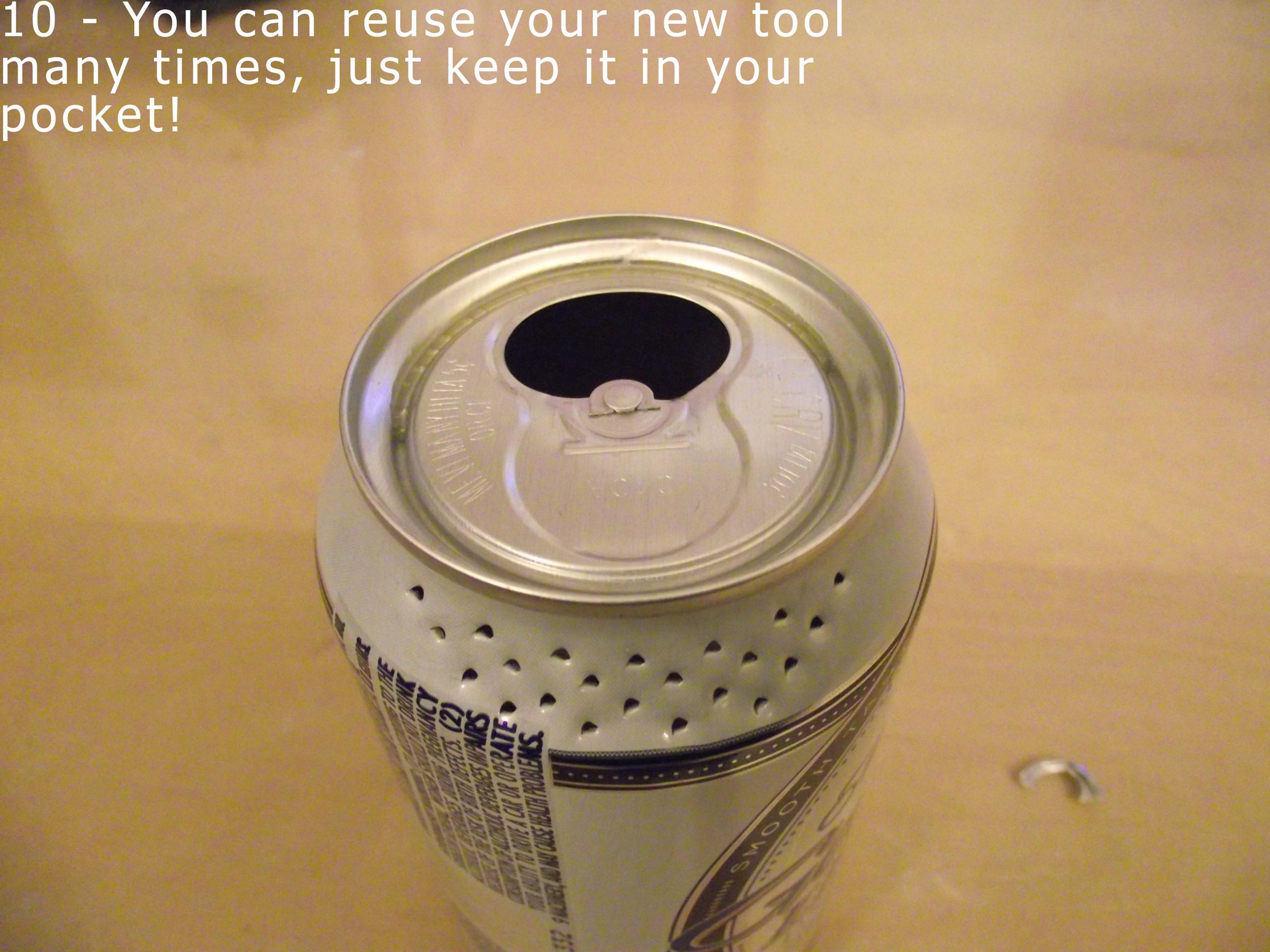 Self Venting Beer Can - Improve the Flow of Your Beverage Without Tools ...