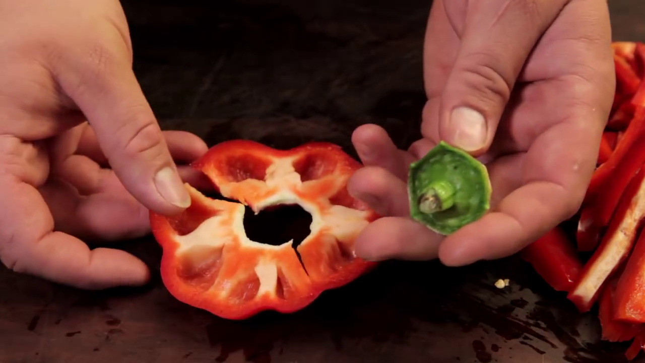 Fastest Way to Cut a Bell Pepper : 5 Steps (with Pictures) - Instructables