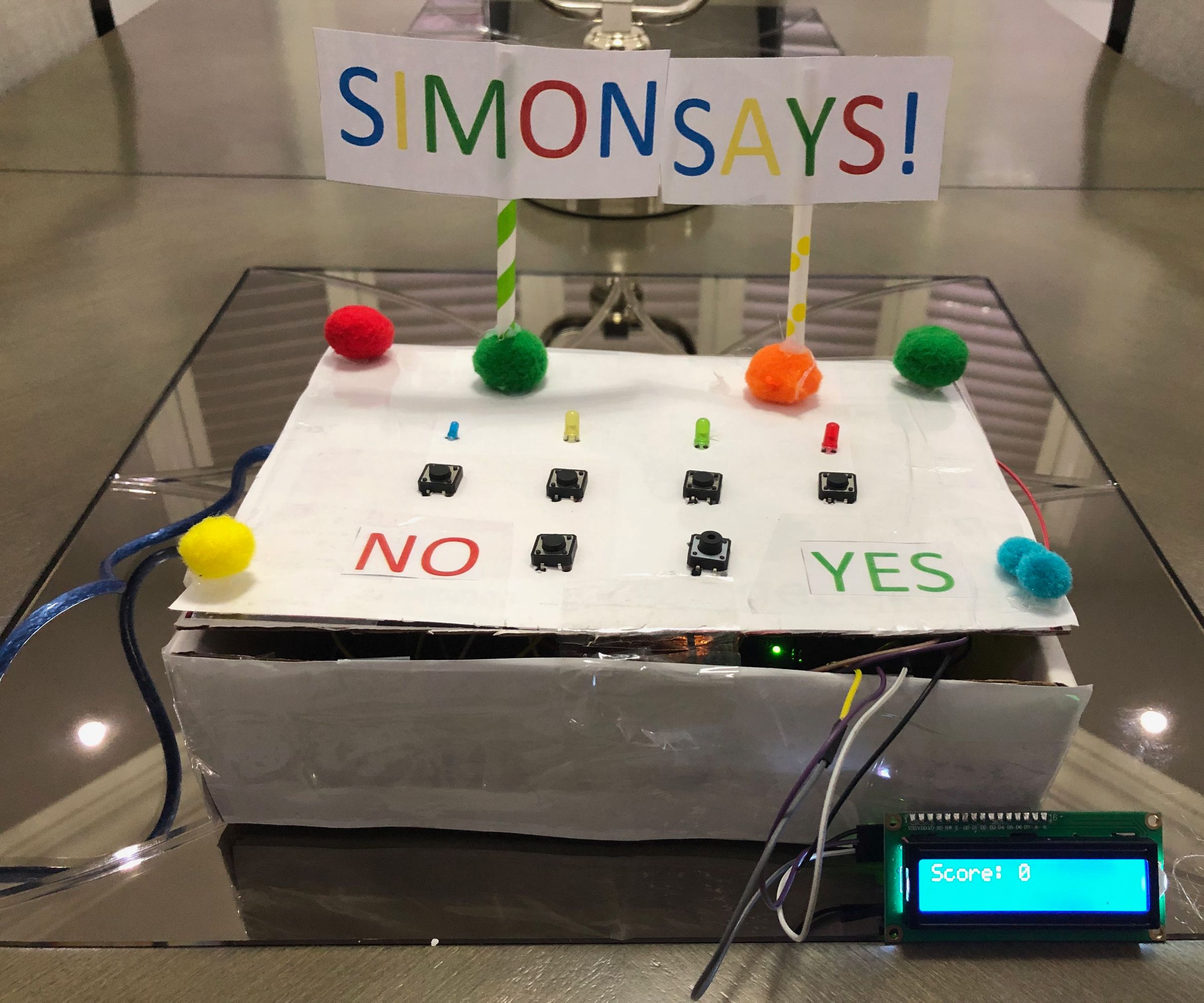 simon says with lcd display DIY Project - Step-by-Step DIY Project ...