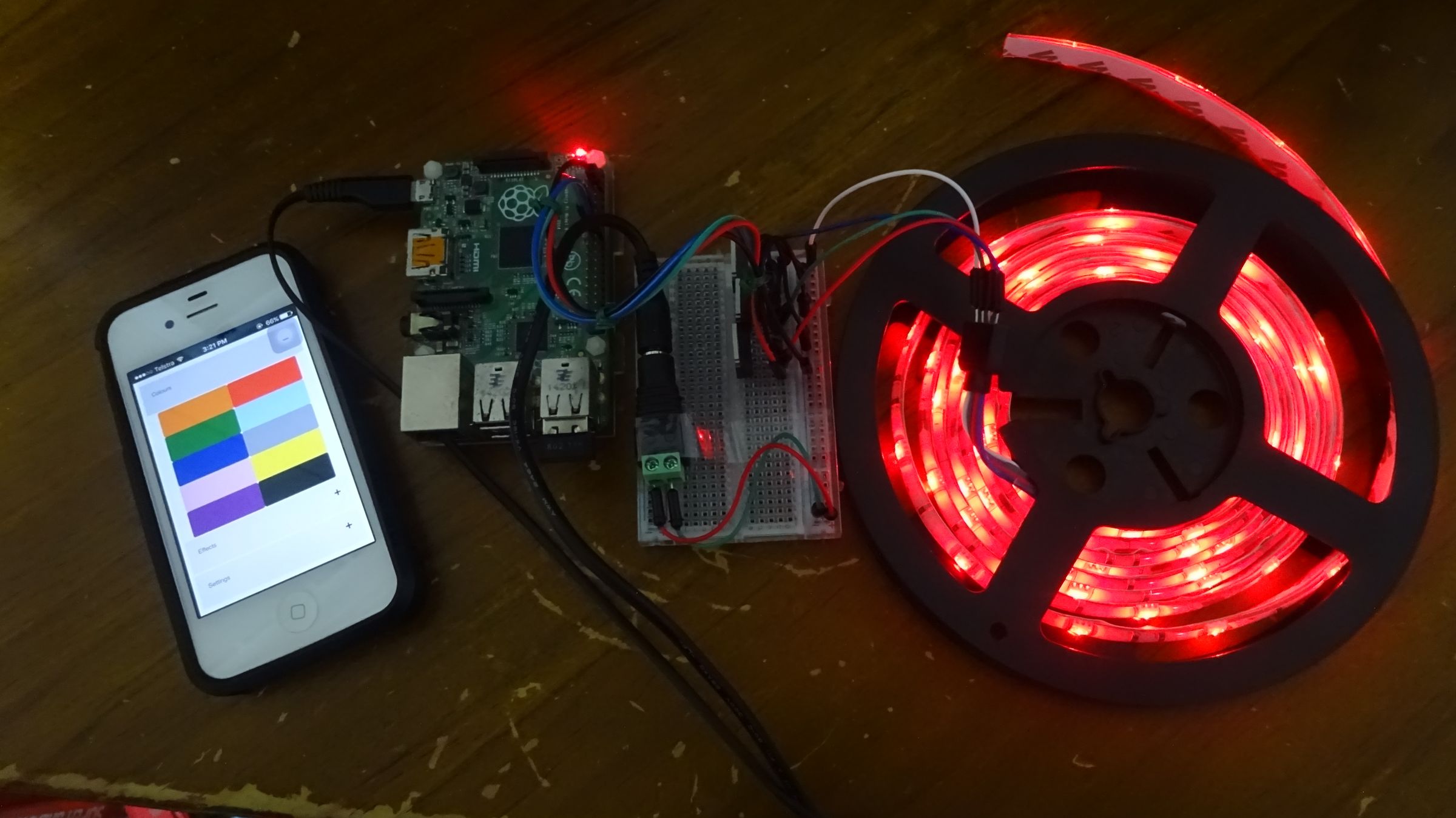 Wifi Controlled 12v Led Strip Using Raspberry Pi With Tasker, Ifttt ...