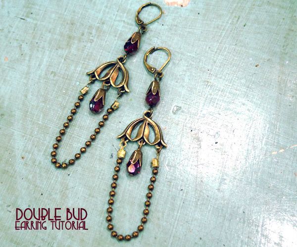 Double Bud Earrings : 4 Steps - Instructables