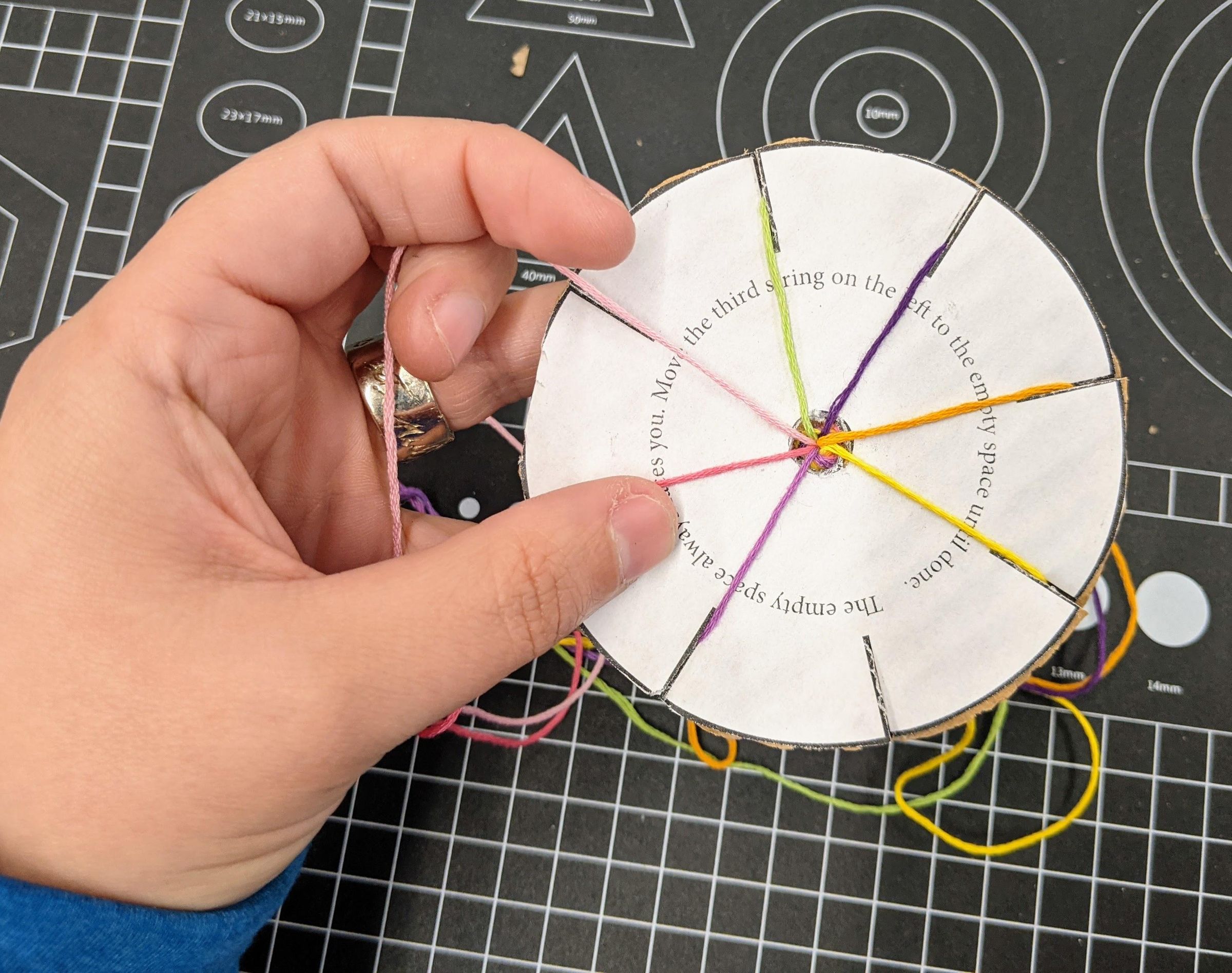 Cardboard Loom Friendship Bracelet : 7 Steps (with Pictures ...