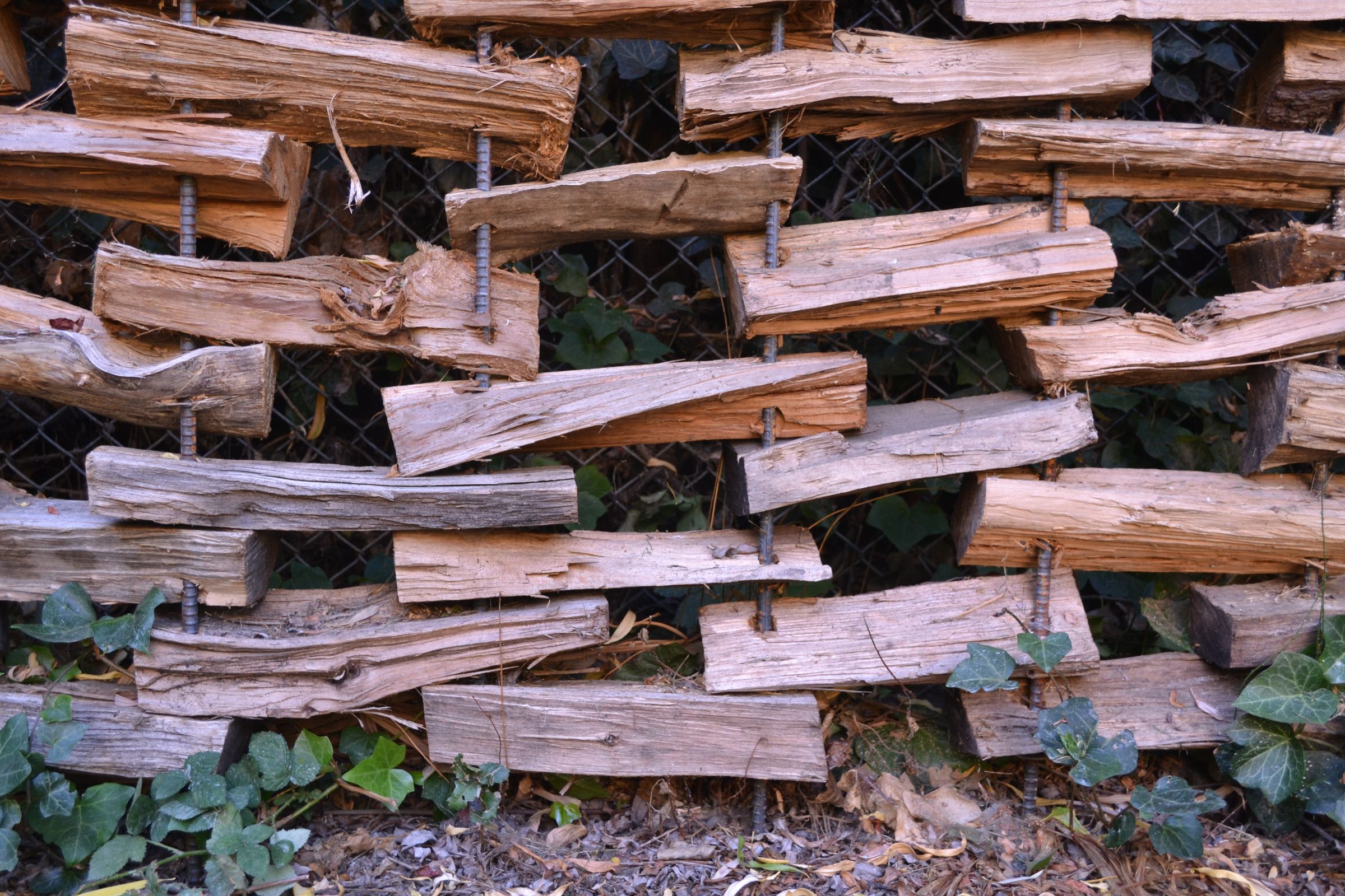 How to Build a Firewood Fence : 4 Steps - Instructables