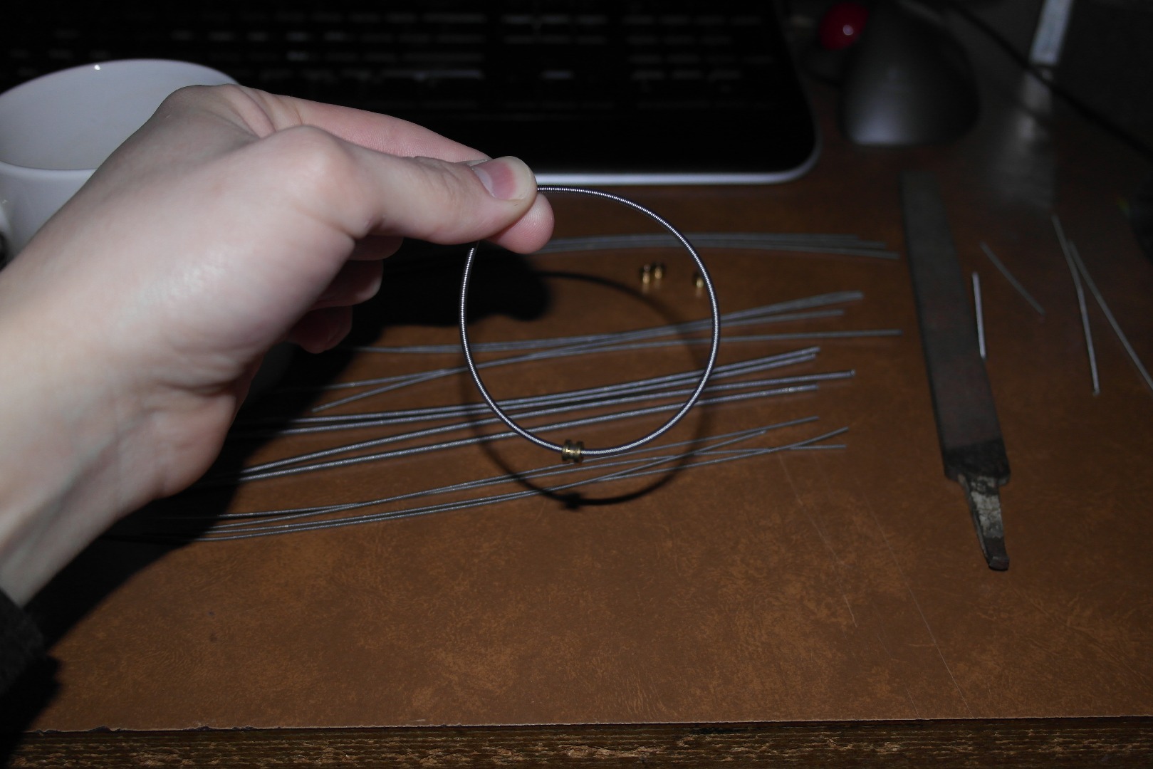 Bass Guitar String Bangle Bracelets : 5 Steps - Instructables