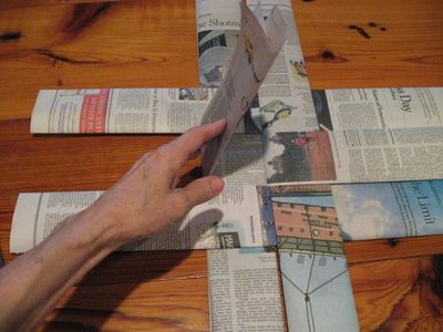Newspaper Sit-upon : 6 Steps - Instructables