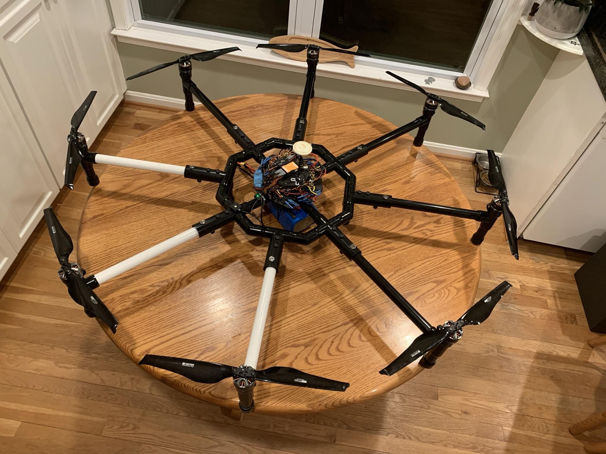 PVC Octocopter Drone Frame With Folding Arms : 10 Steps (with Pictures ...