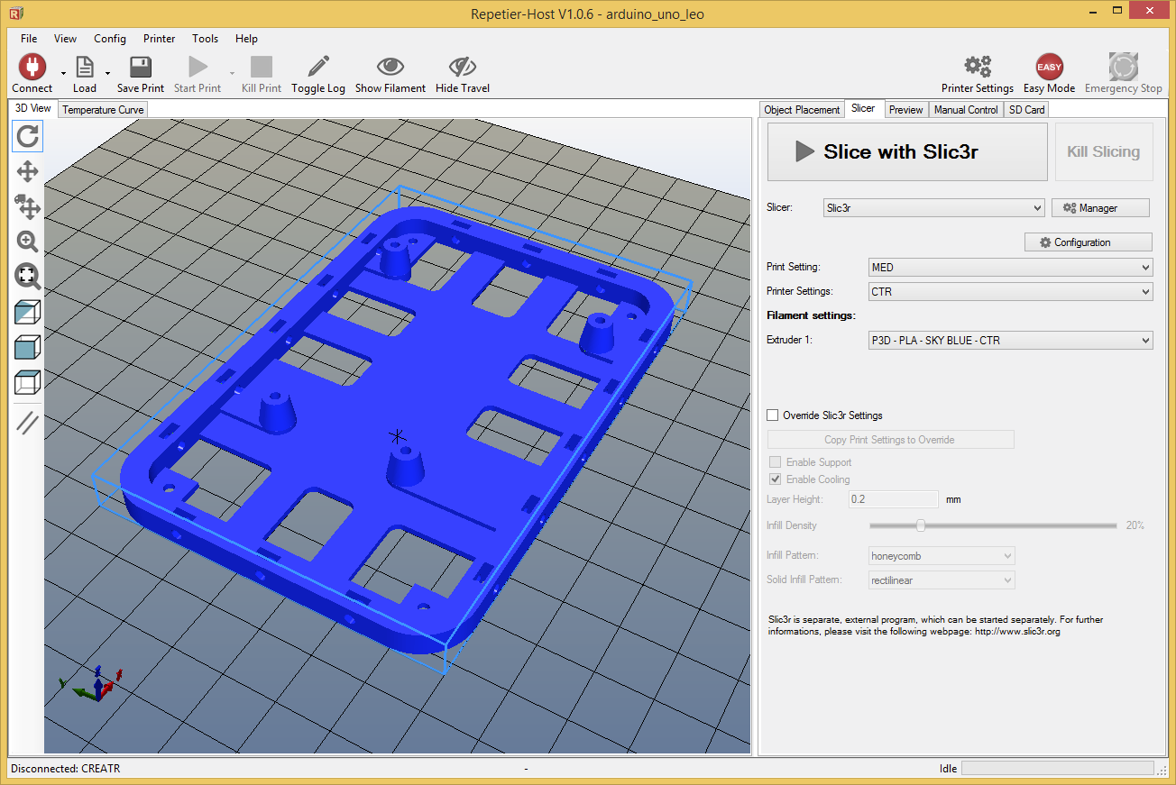 3D Printed Modular Support (Case) for Arduino and Raspberry Pi ...