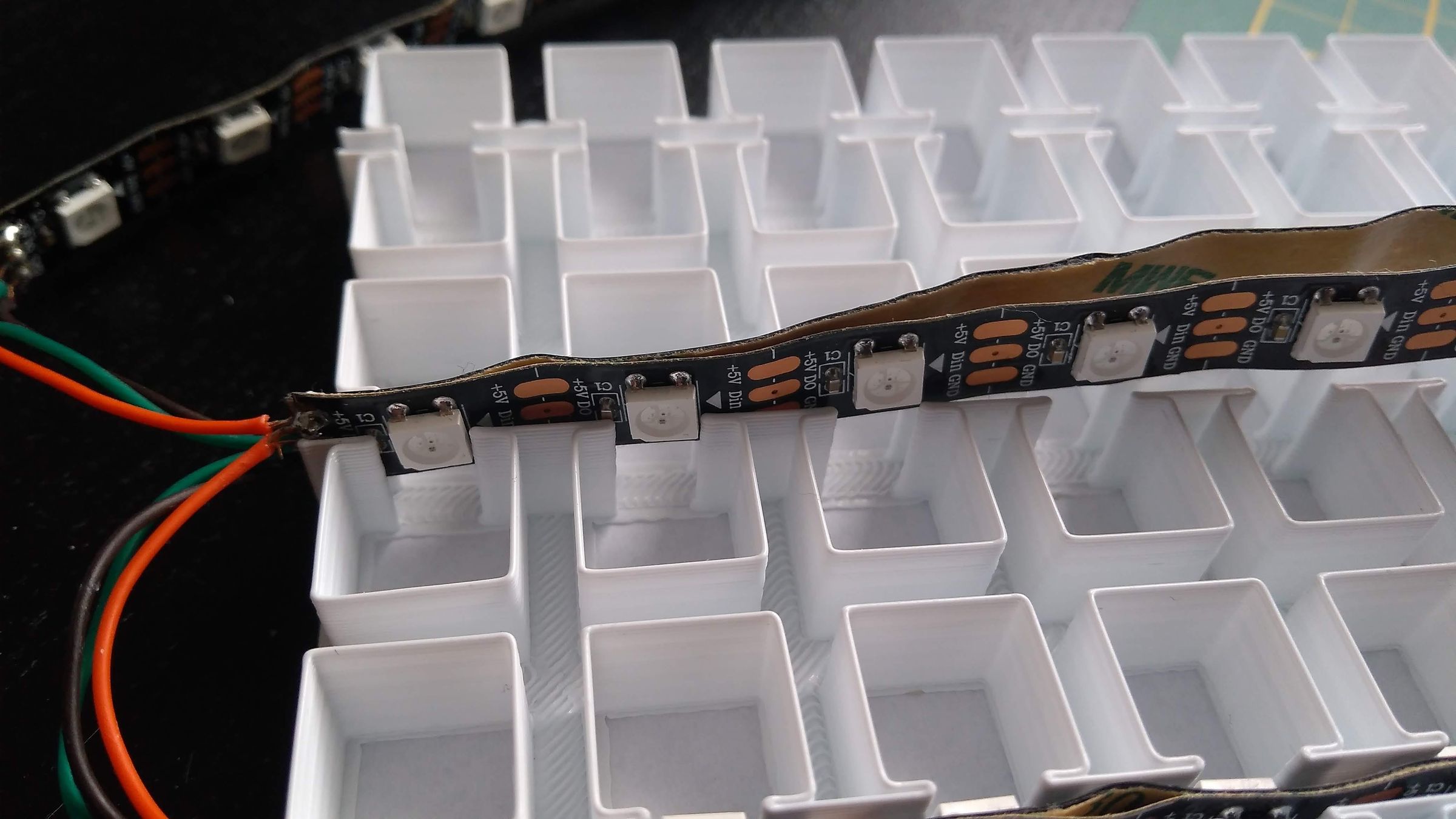 Lazy Words - Single LED Strip Word Clocks : 7 Steps (with Pictures ...