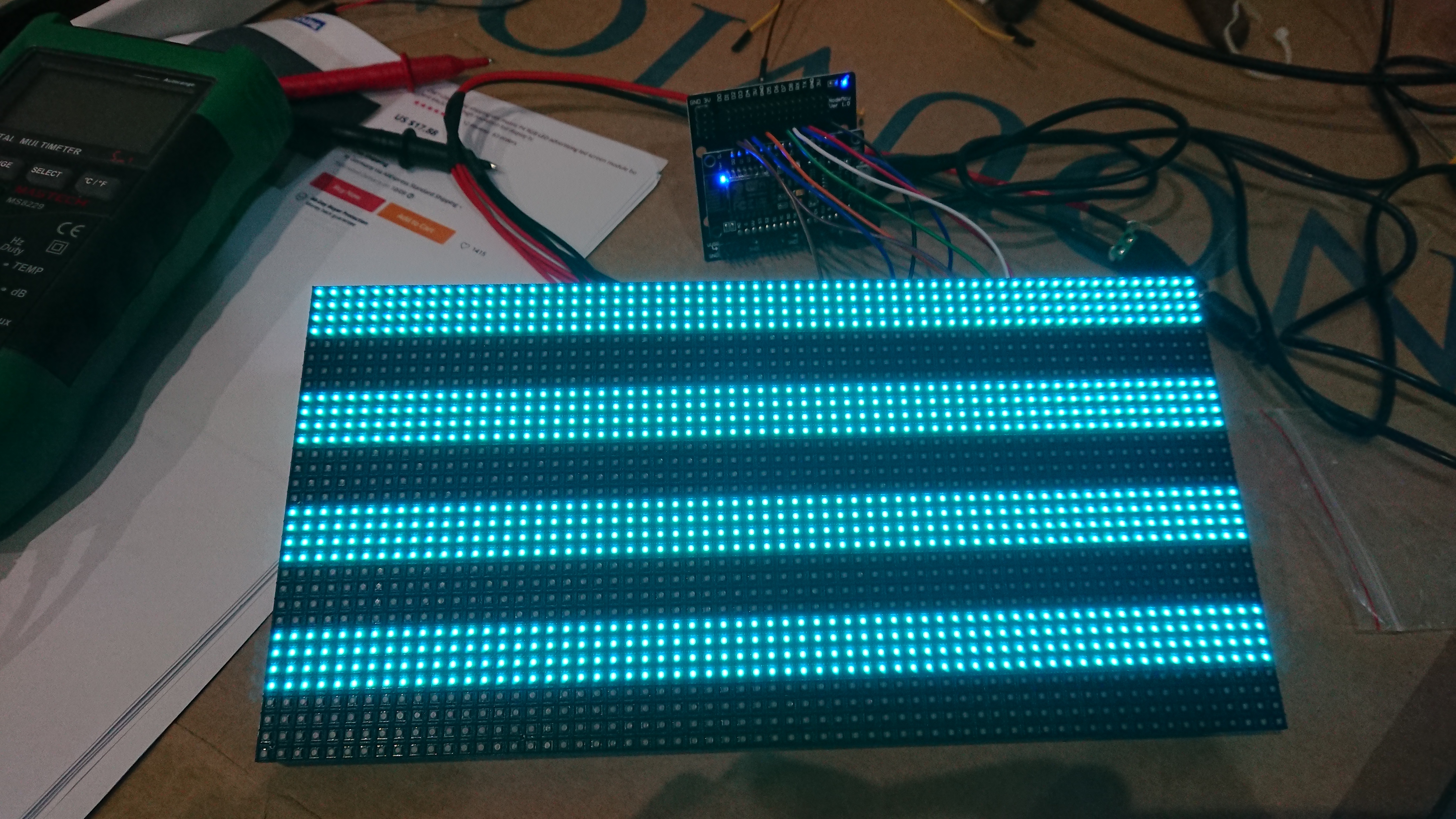 RGB LED Matrix With an ESP8266 : 7 Steps (with Pictures) - Instructables