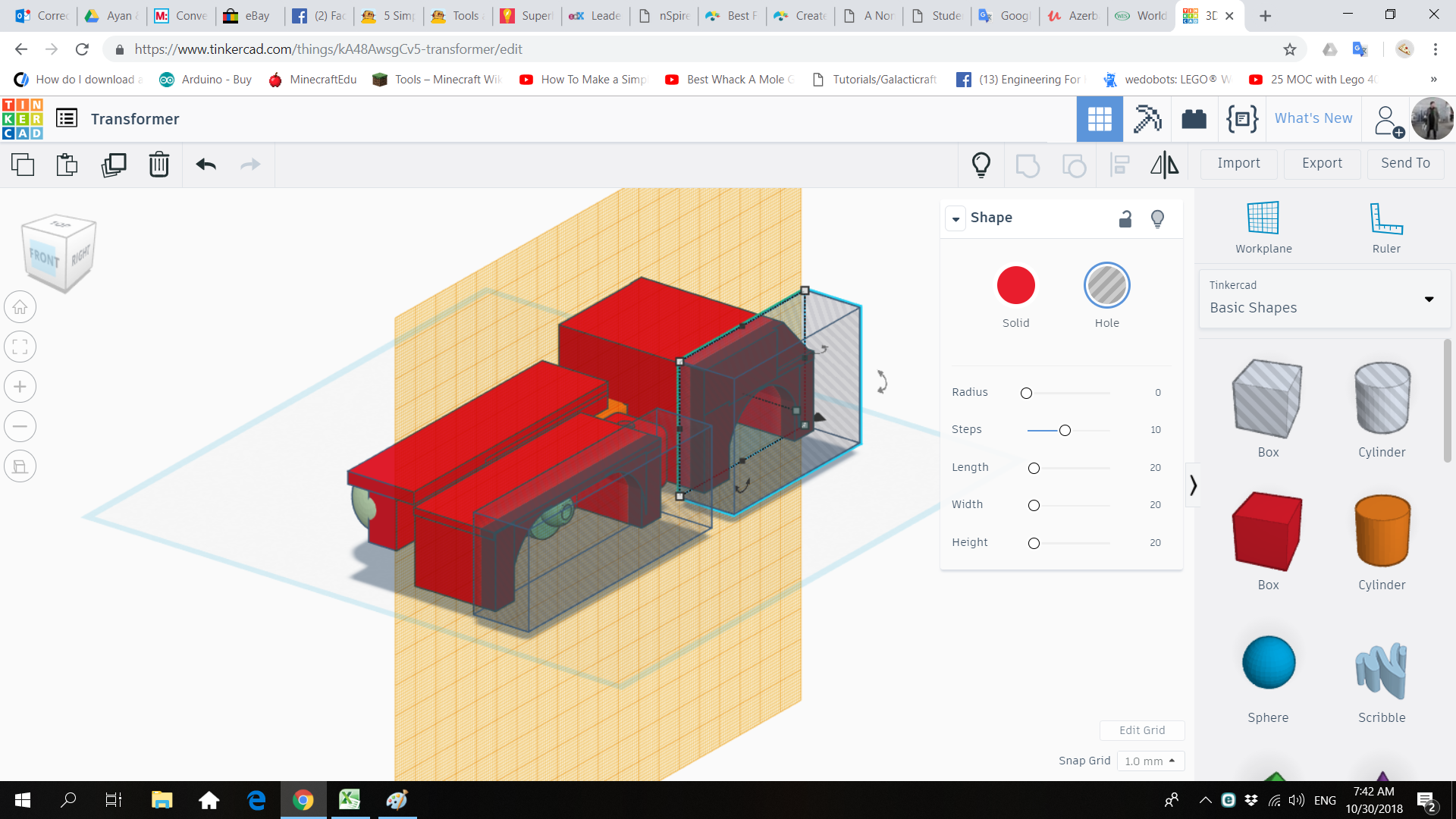 Creating a Transformer With Tinkercad : 15 Steps (with Pictures ...