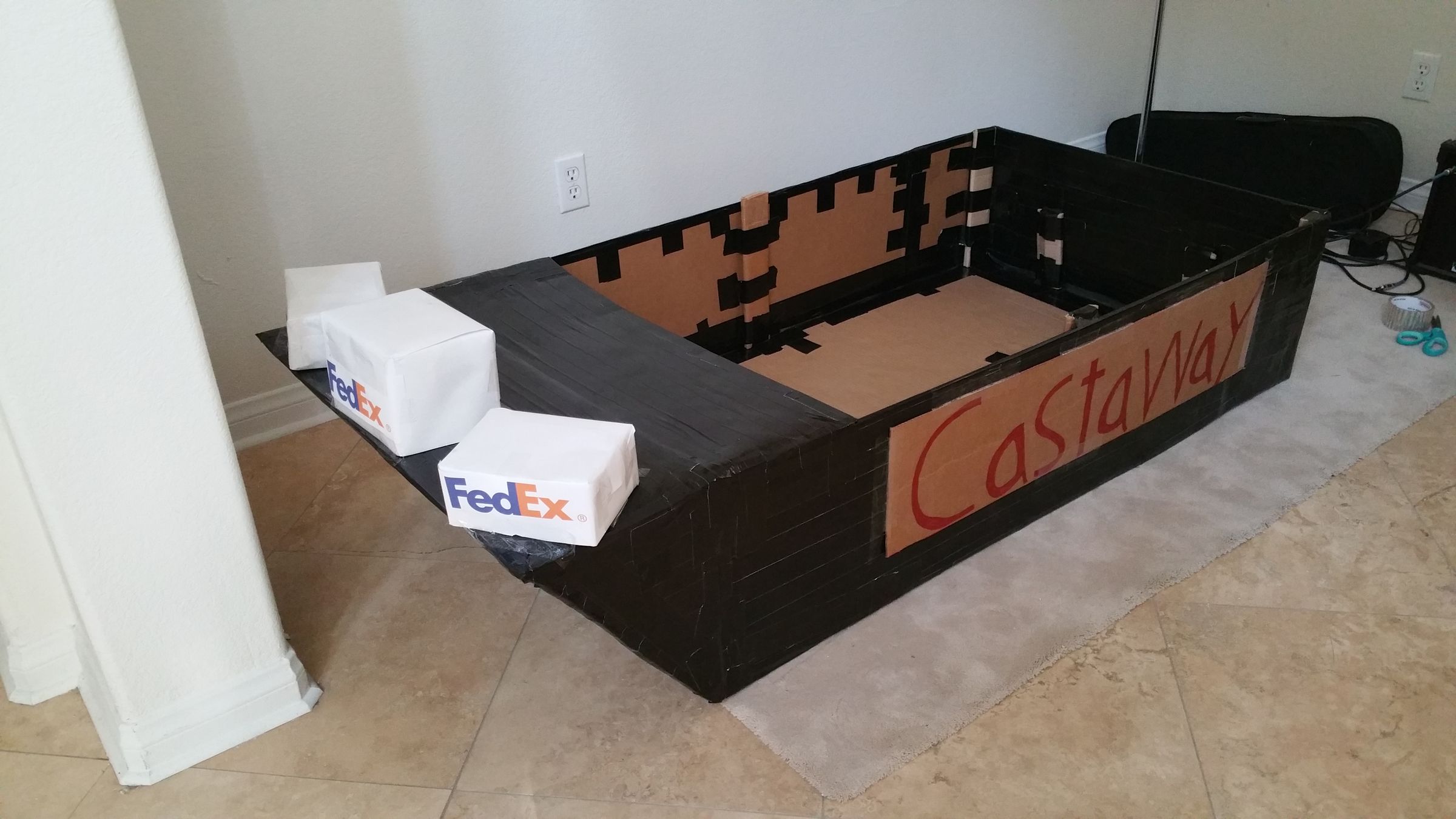 How to Build a Cardboard and Duct Tape Boat : 4 Steps - Instructables