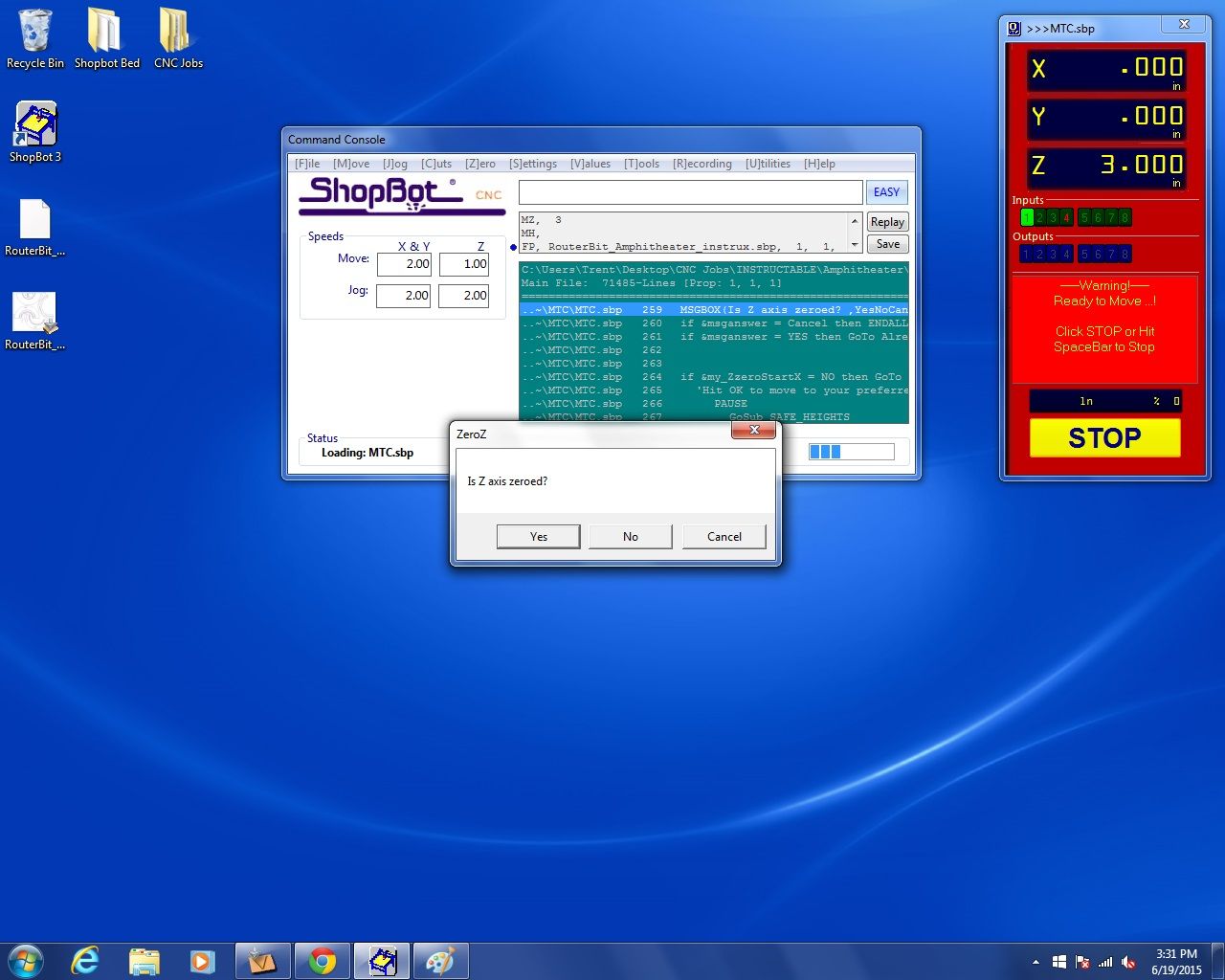 ShopBot: the Colletsium! a Router Bit Holder : 6 Steps (with Pictures ...