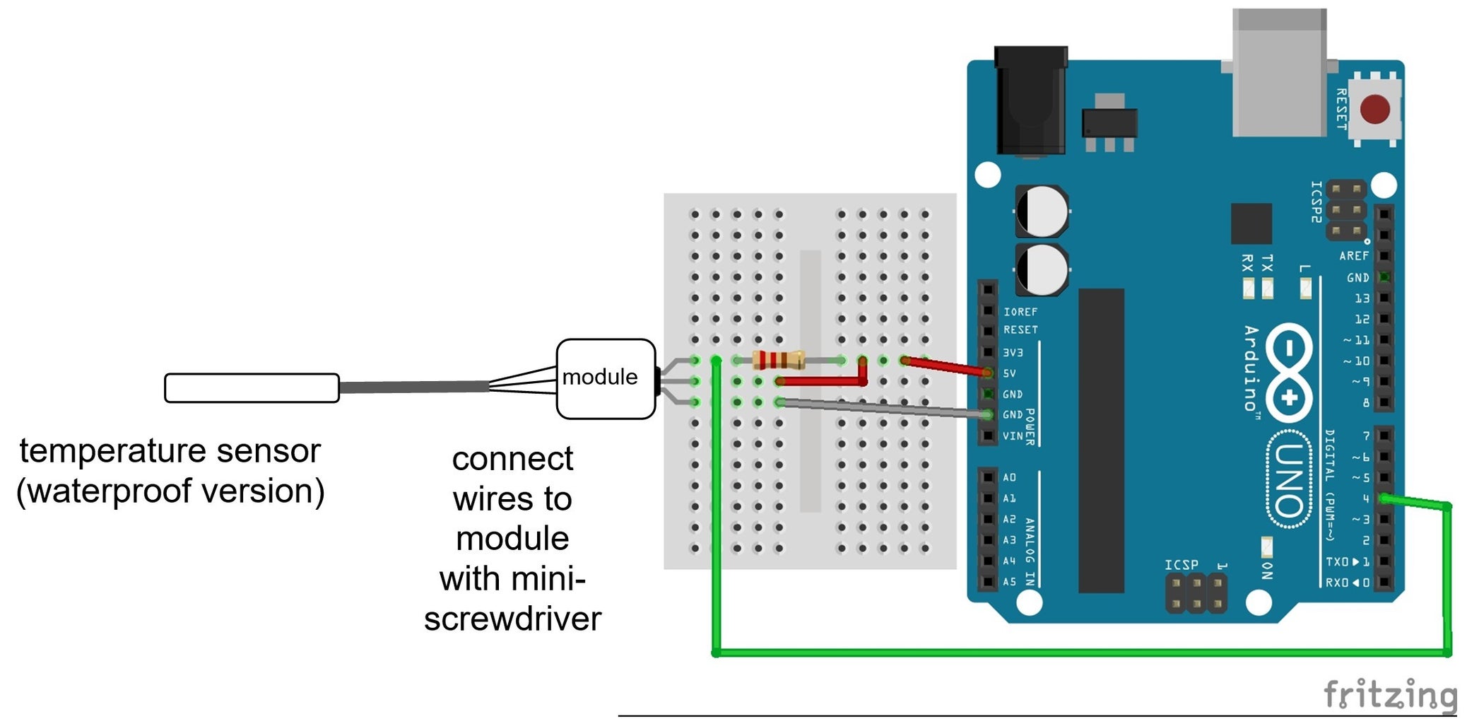 Temperature Probe Ds18b20 With Oled Display 10 Steps Instructables