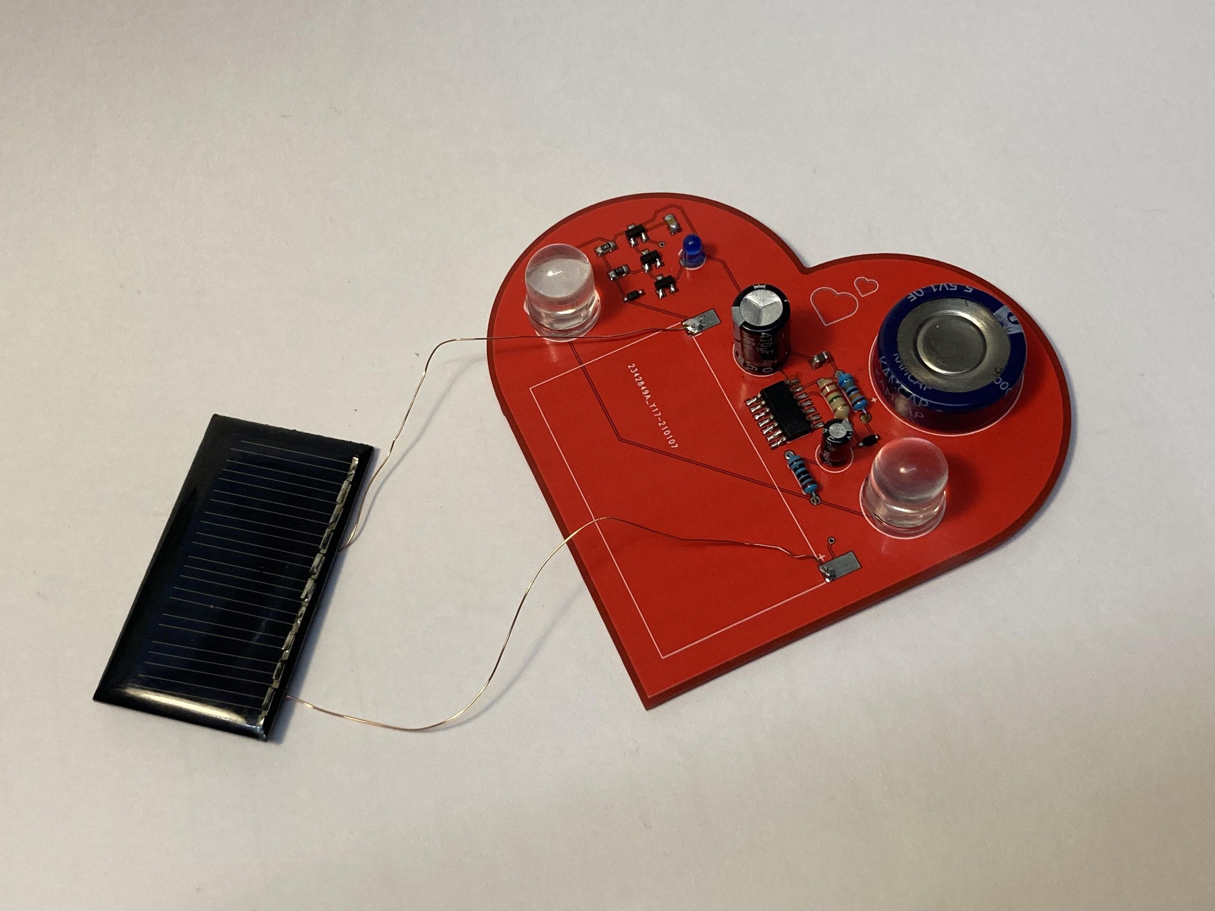 BEAM Solar Powered Pummer (Heart Shaped PCB) : 24 Steps (with Pictures ...