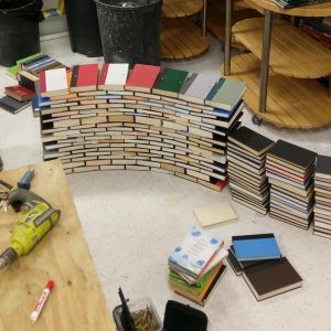 Building a Double Rainbow Arch Using Recycled Books : 9 Steps (with ...