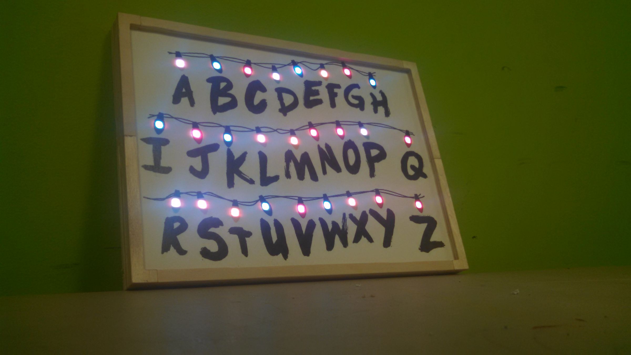 Stranger Things Interactive Wall Art : 7 Steps (with Pictures ...