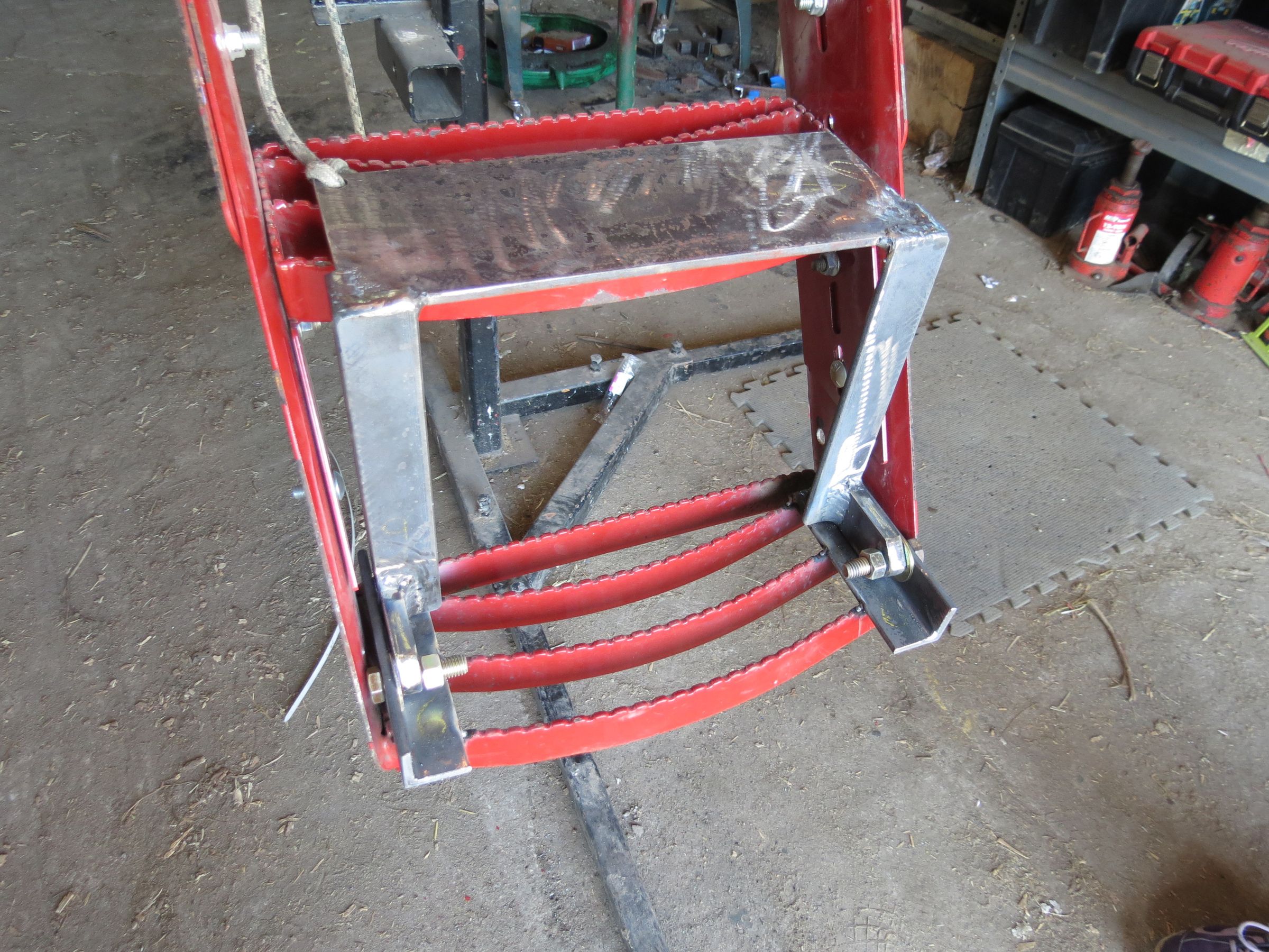 Fold-up Tractor Step Assistive Technology : 3 Steps (with Pictures ...