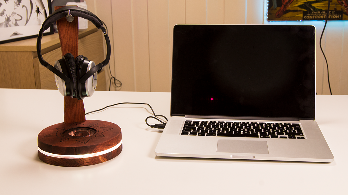 USB Headphone Stand With RGB LED Lighting : 23 Steps (with Pictures ...
