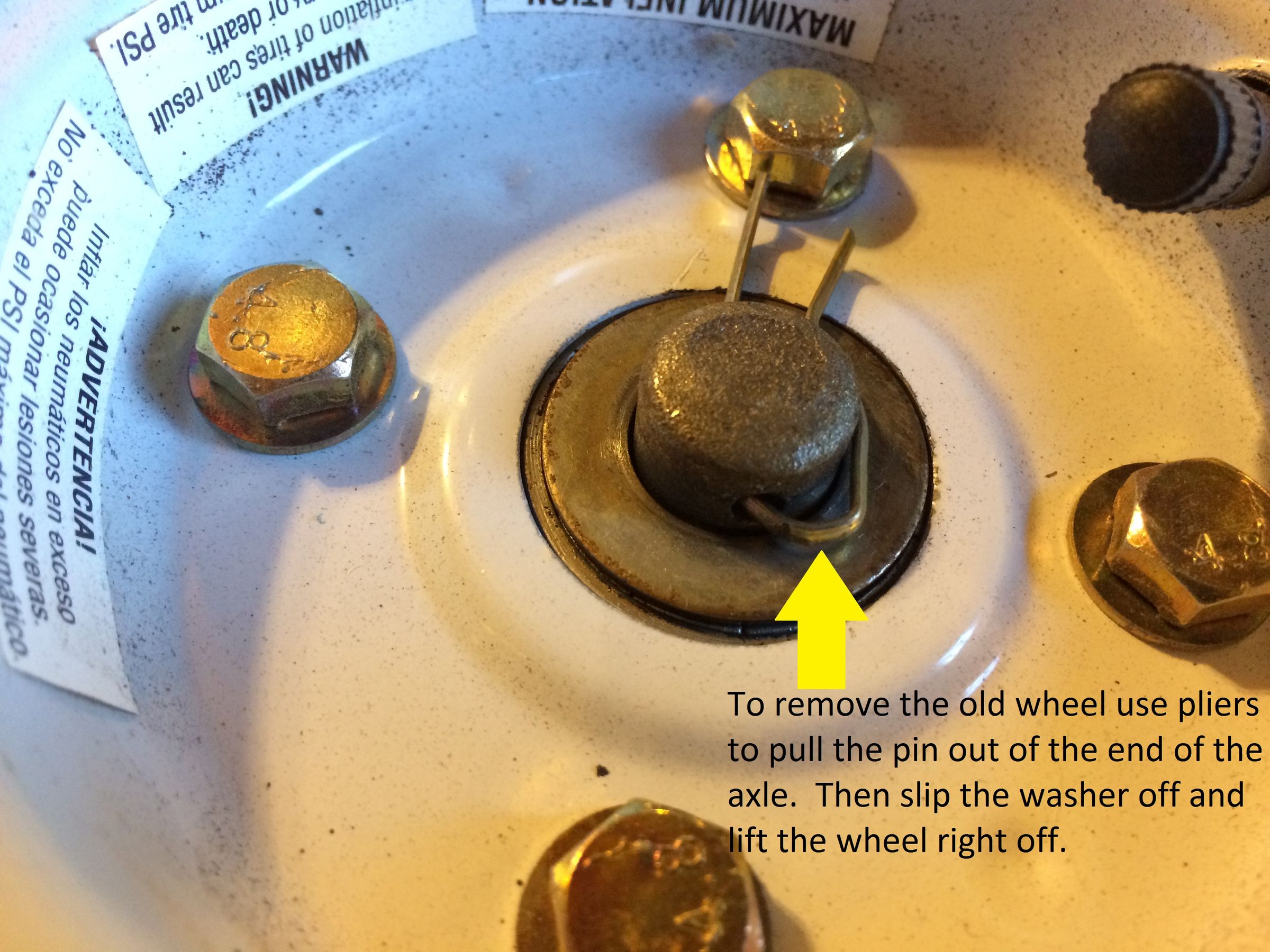How to Replace the Wheels on Your Steel Crate Wagon / Cart : 4 Steps ...