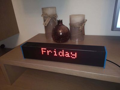 BT LED Matrix Display - 80x8 Px Arduino Based : 5 Steps (with Pictures ...