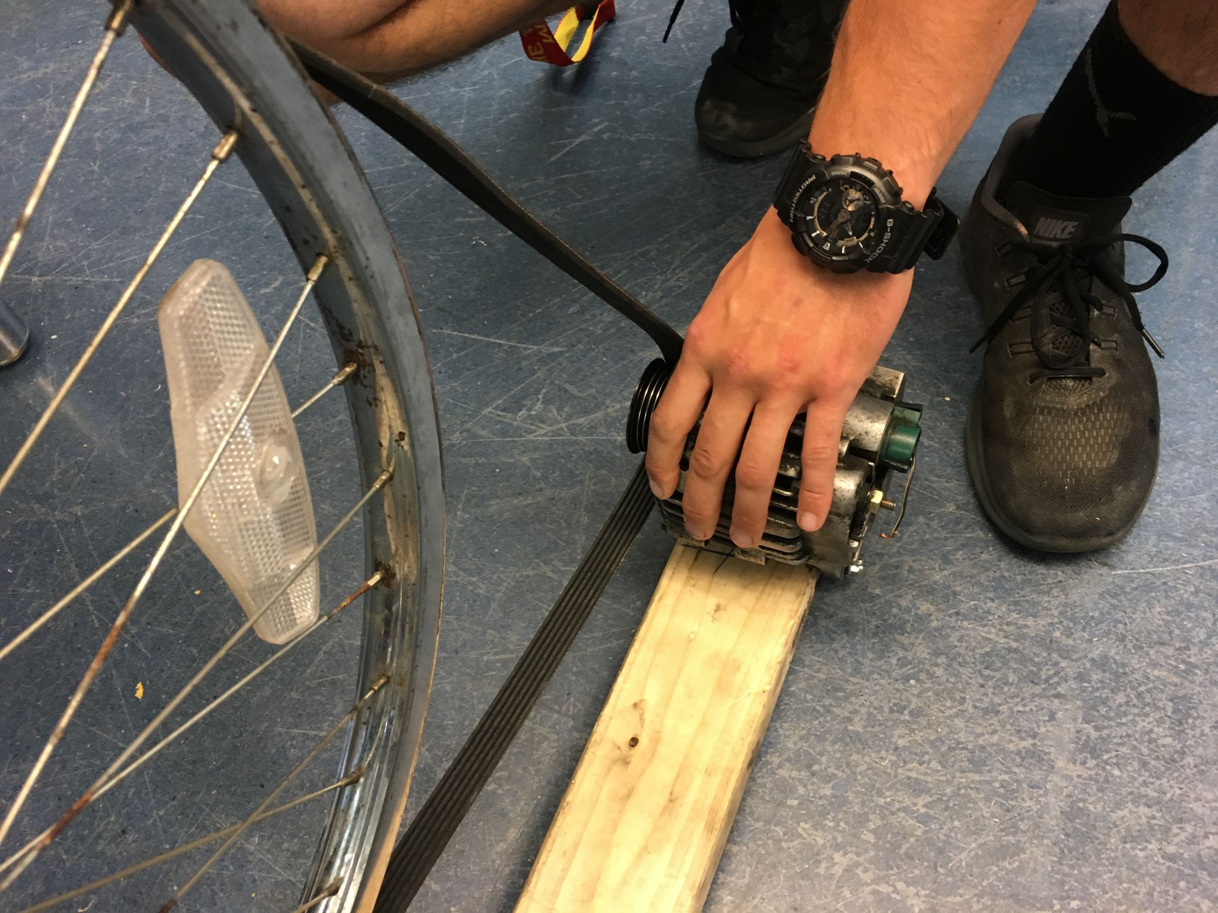 Bike Powered Generator Using an Alternator : 8 Steps (with Pictures ...