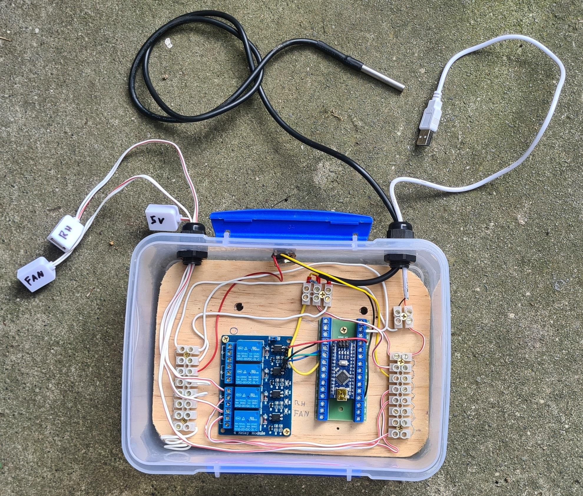 Mushroom Fruiting Chamber Controller : 5 Steps (with Pictures ...